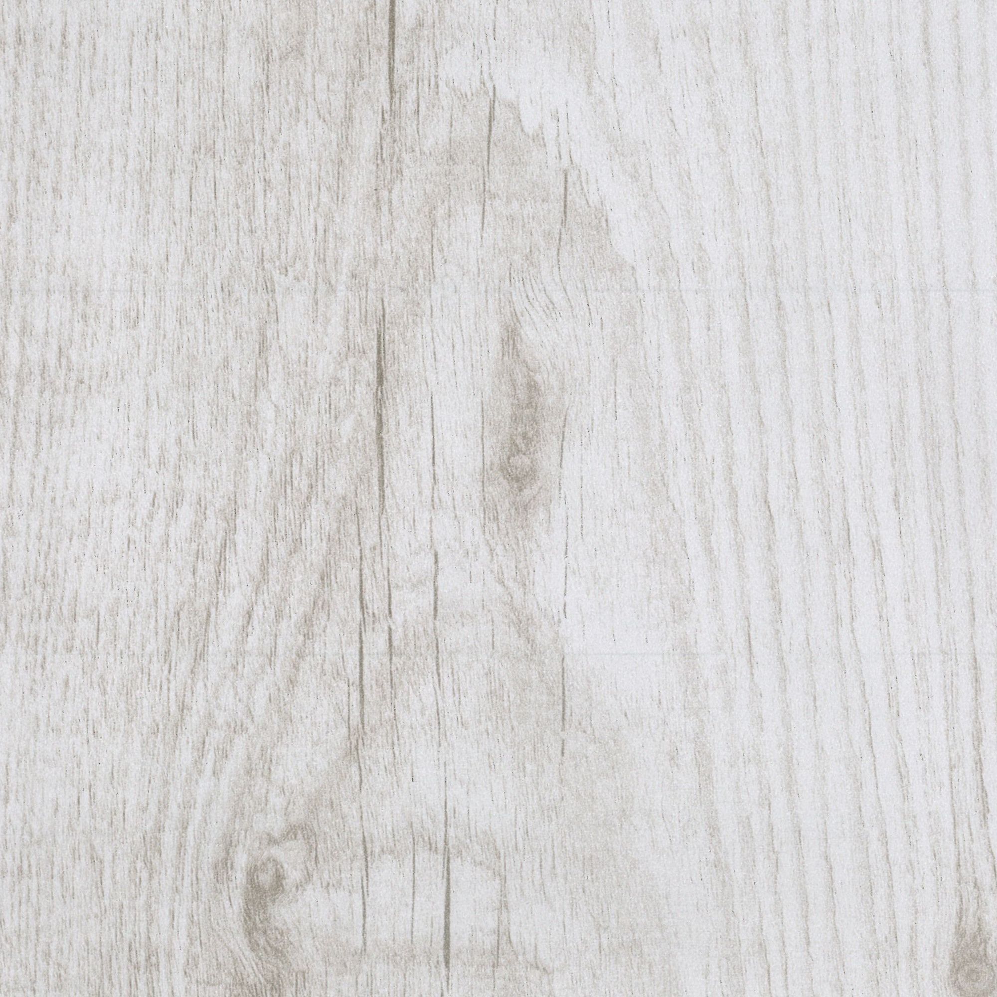 GoodHome FU026 White Wood effect Scotia trim, 220cm