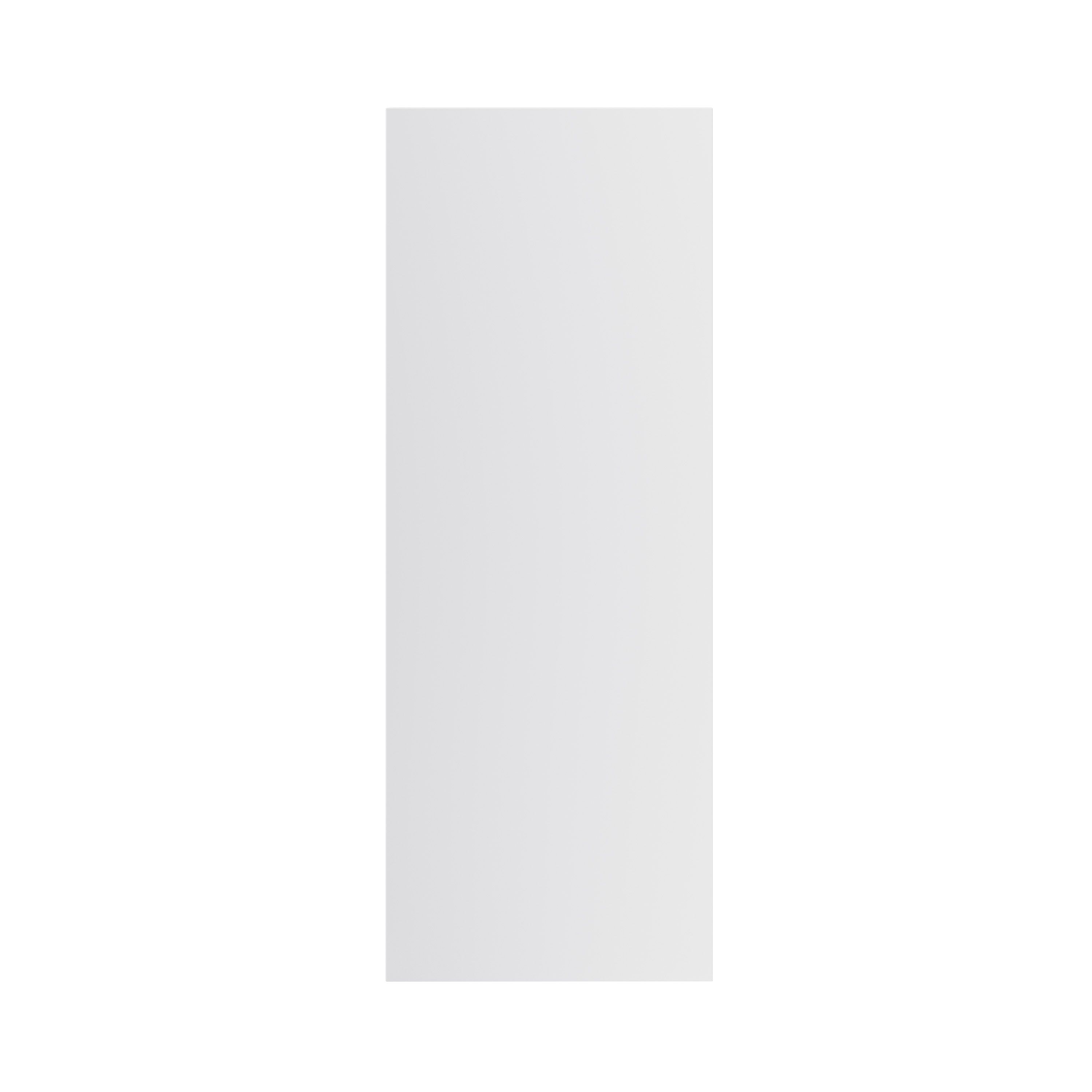 GoodHome Garcinia Gloss light grey slab Standard End panel (H)960mm (W ...