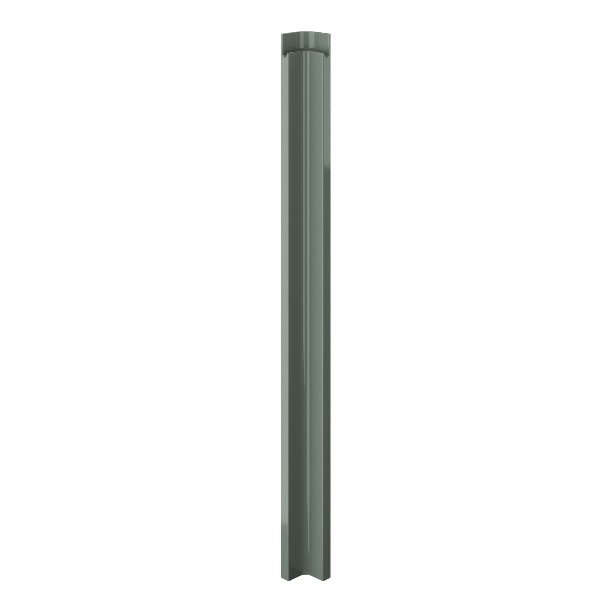 GoodHome Garcinia Gloss reed green Tall Wall corner post, (W)59mm (H)895mm