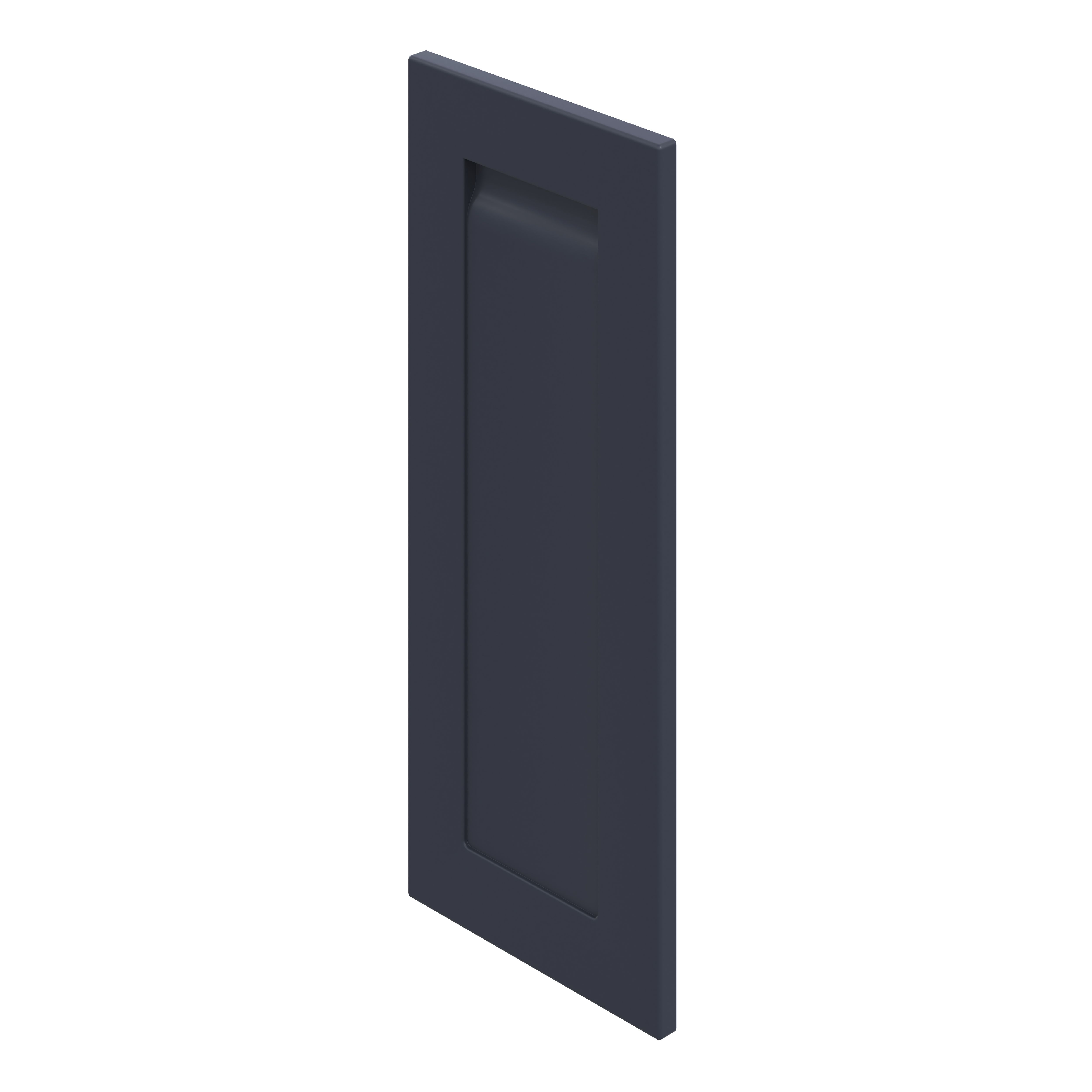 GoodHome Garcinia Integrated handle Matt navy blue Shaker Highline ...