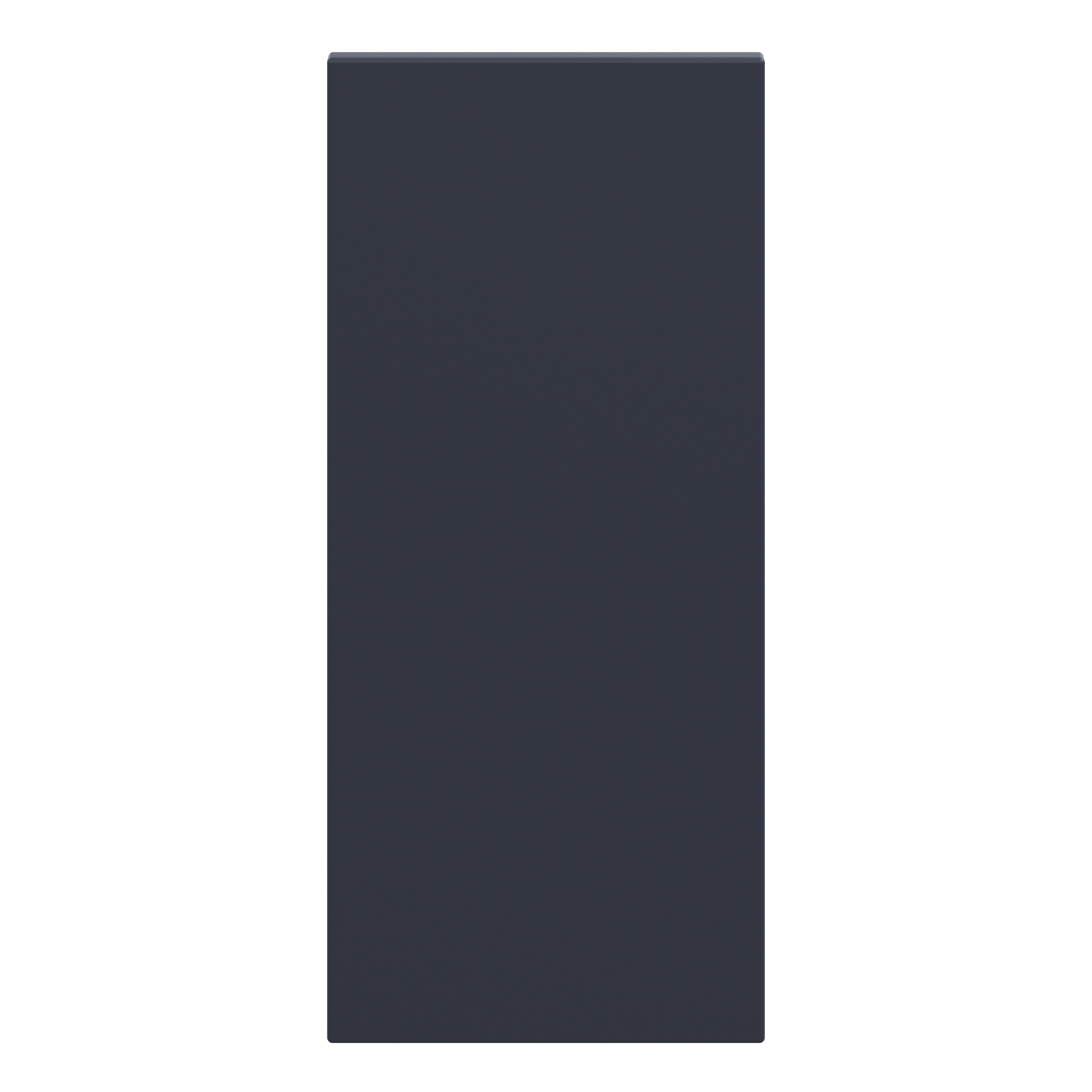GoodHome Garcinia Matt navy blue Matt Navy blue Standard Wall end panel ...
