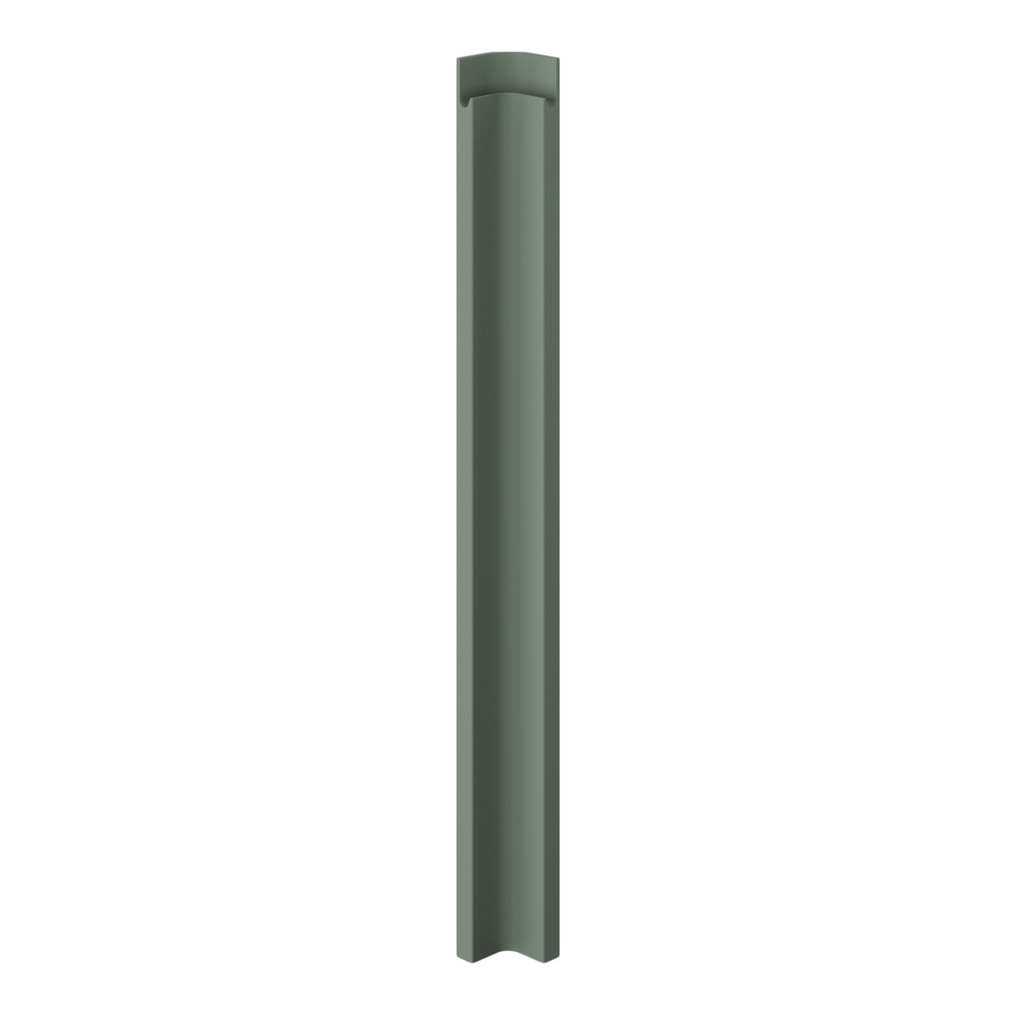 GoodHome Garcinia Matt reed green Standard Corner post, (W)59mm (H)715mm