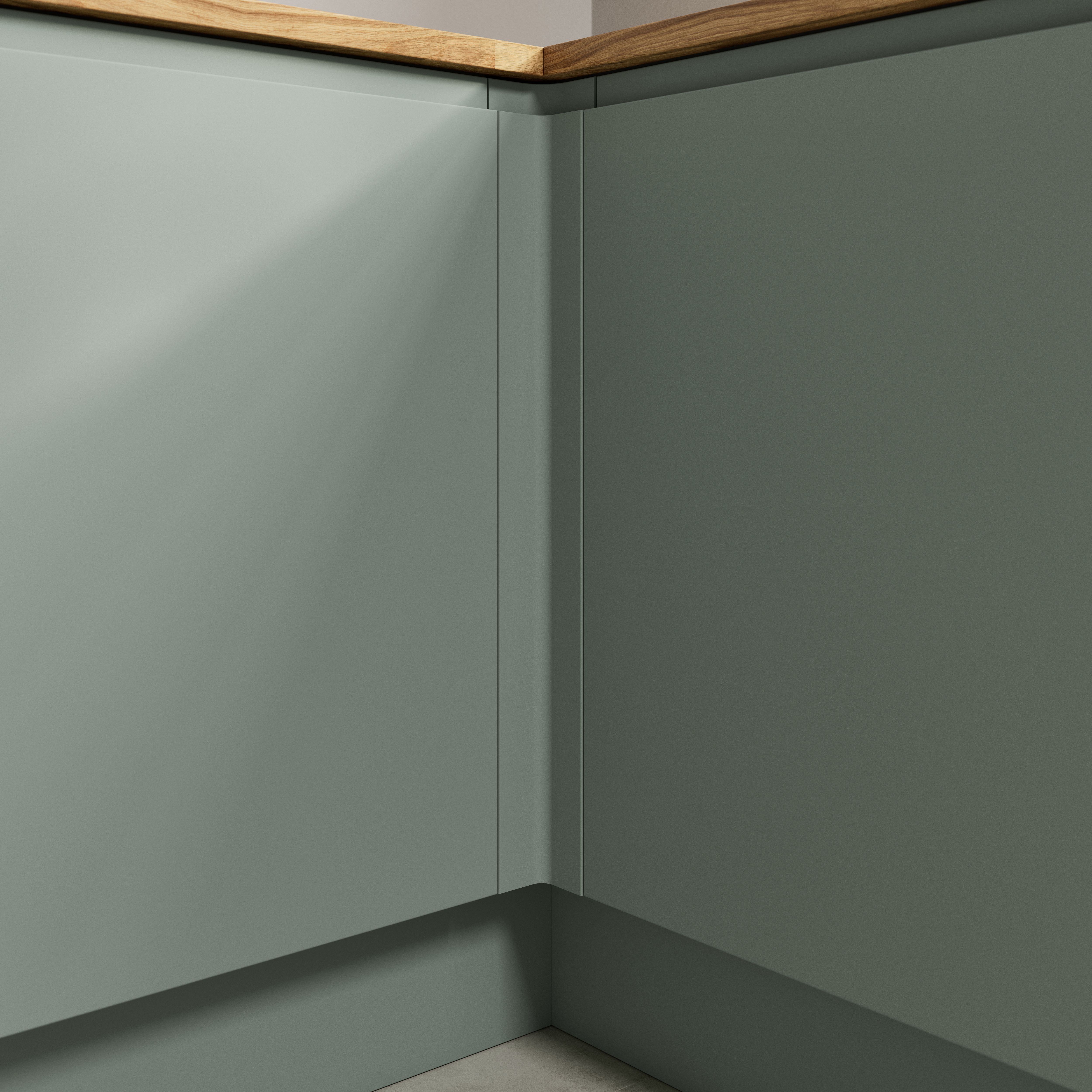 GoodHome Garcinia Matt reed green Tall Wall corner post, (W)59mm (H)895mm