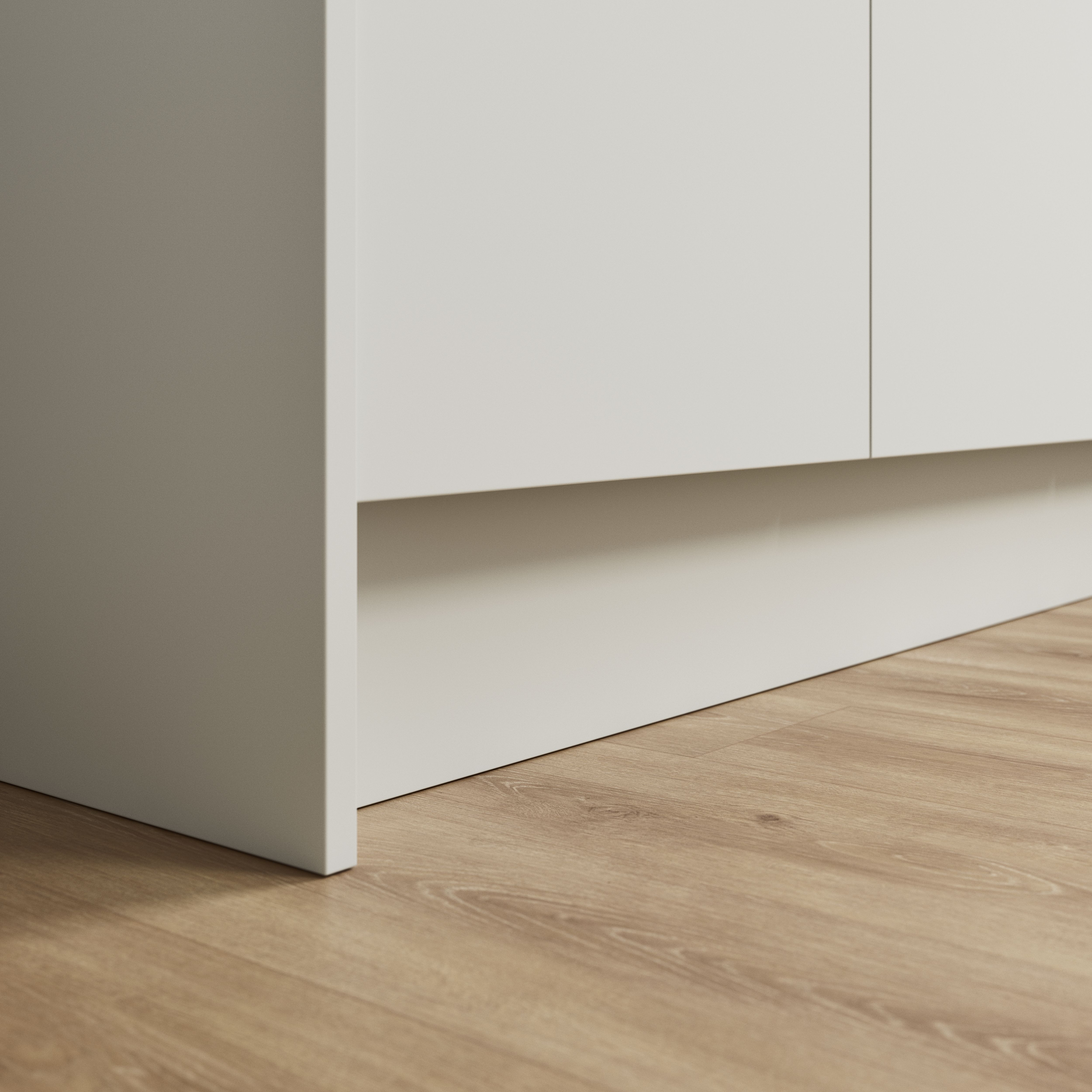 GoodHome Garcinia Sandstone Square edge Plinth, (L)2400mm