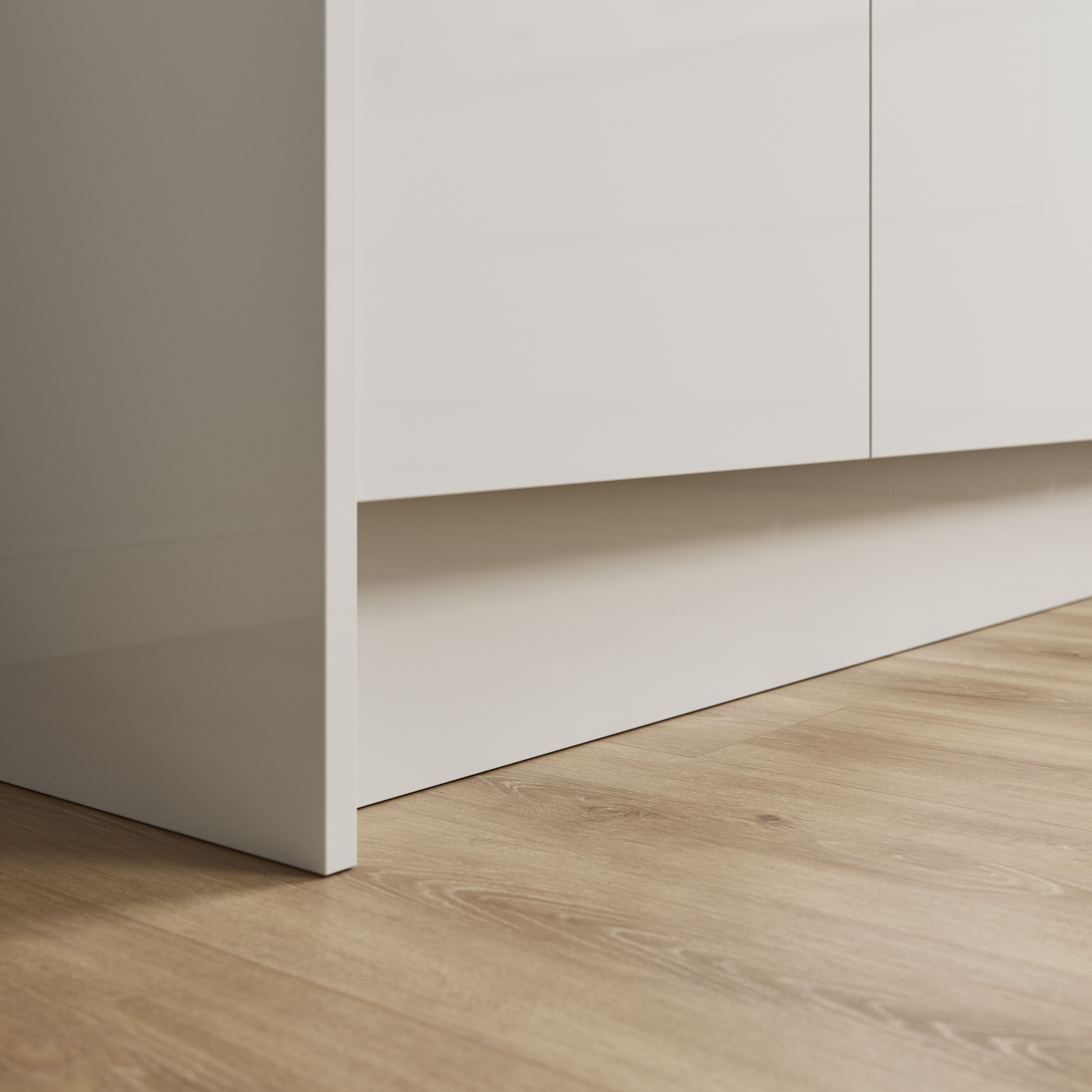 GoodHome Garcinia Sandstone Square edge Plinth, (L)2400mm