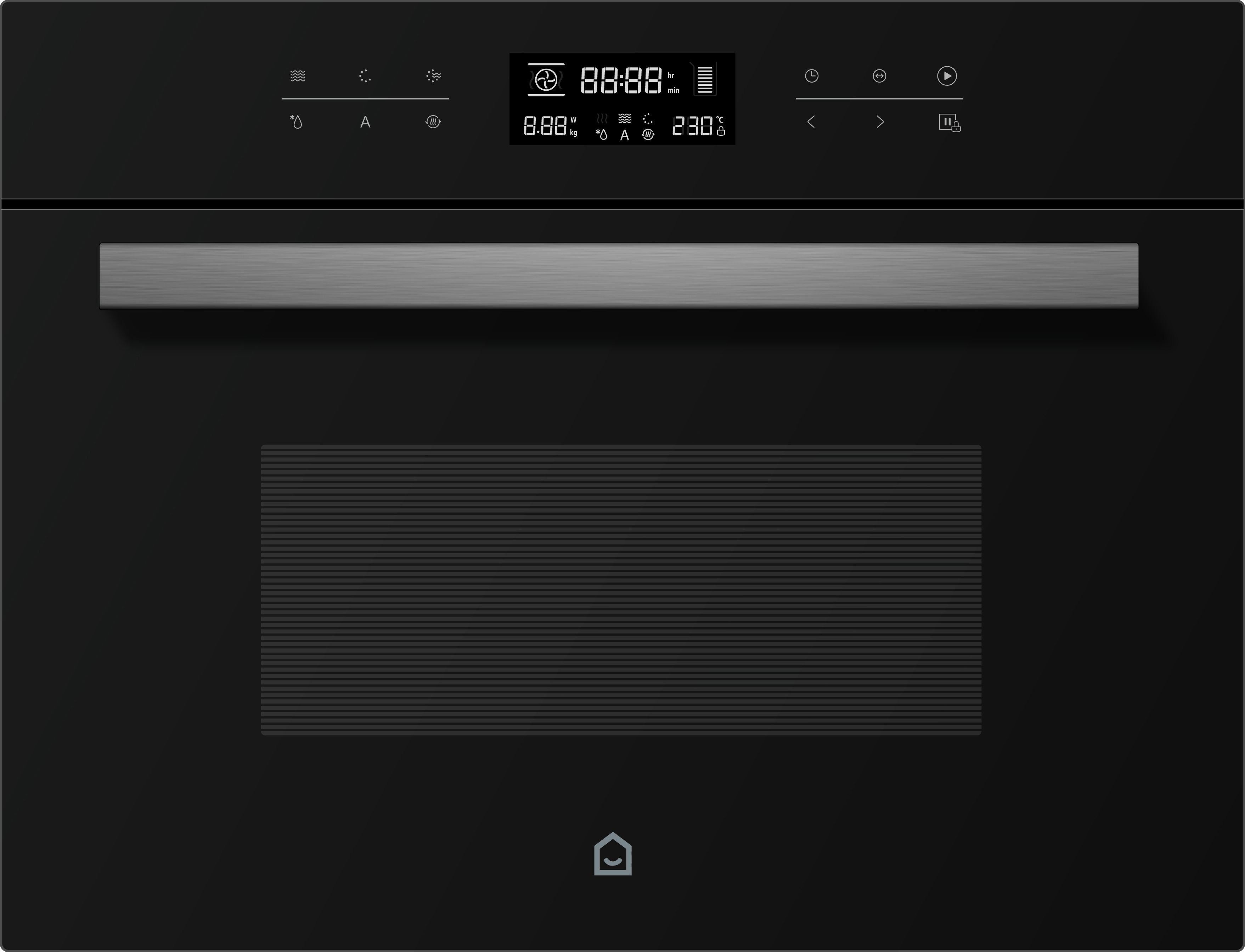 GoodHome GHCPO45 Built-in Compact Combination microwave - Gloss black