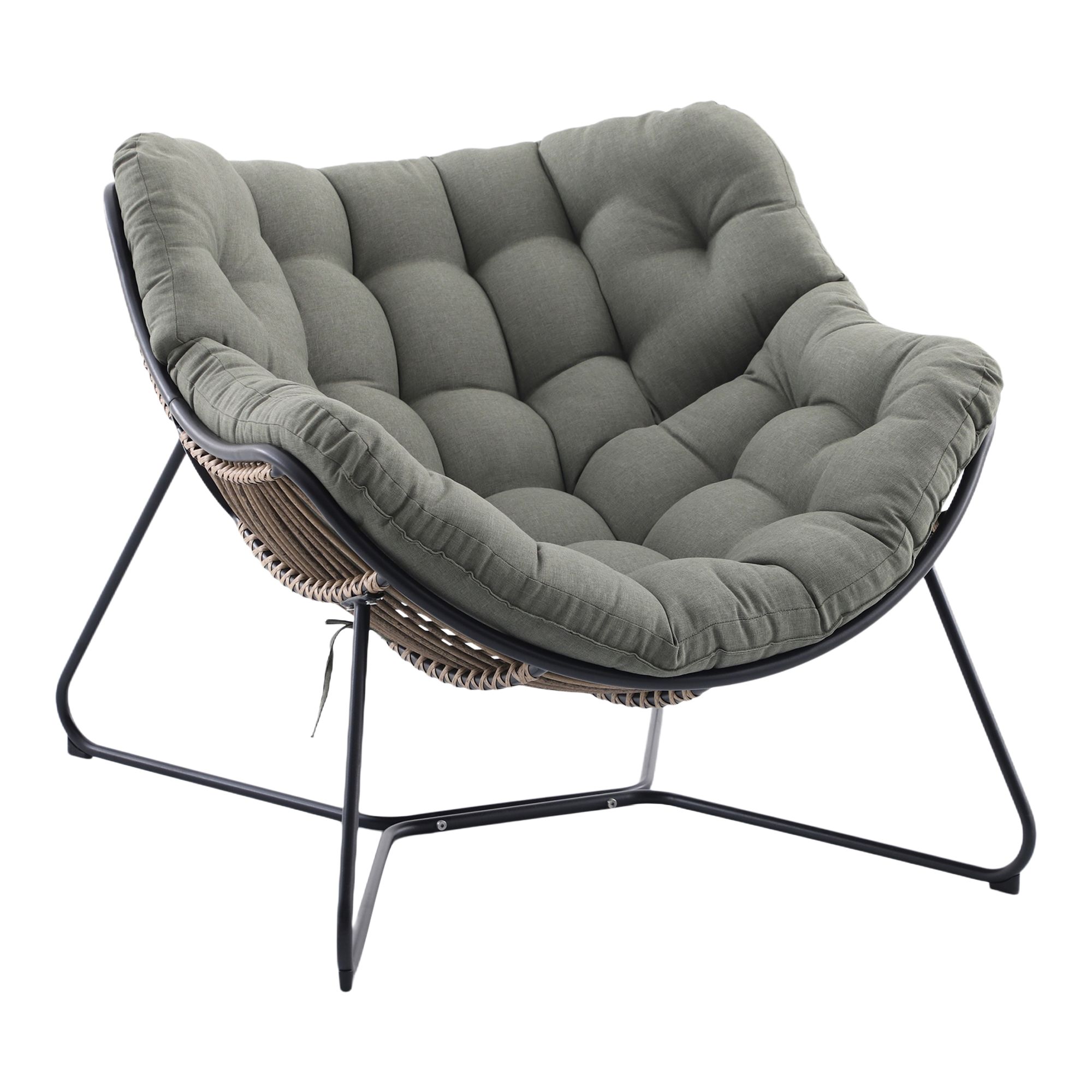 GoodHome Green Bucket chair