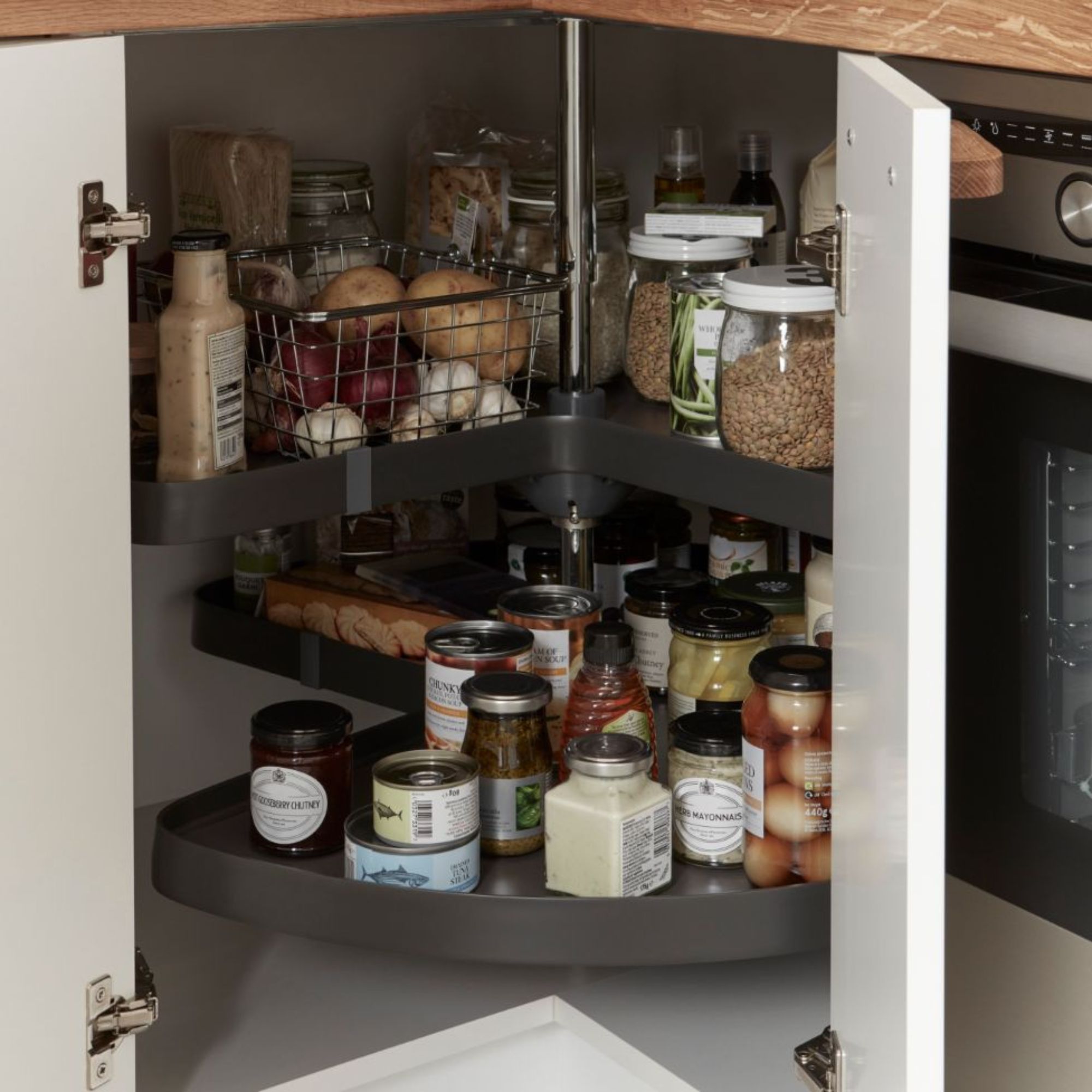Corner Cabinet Carousel