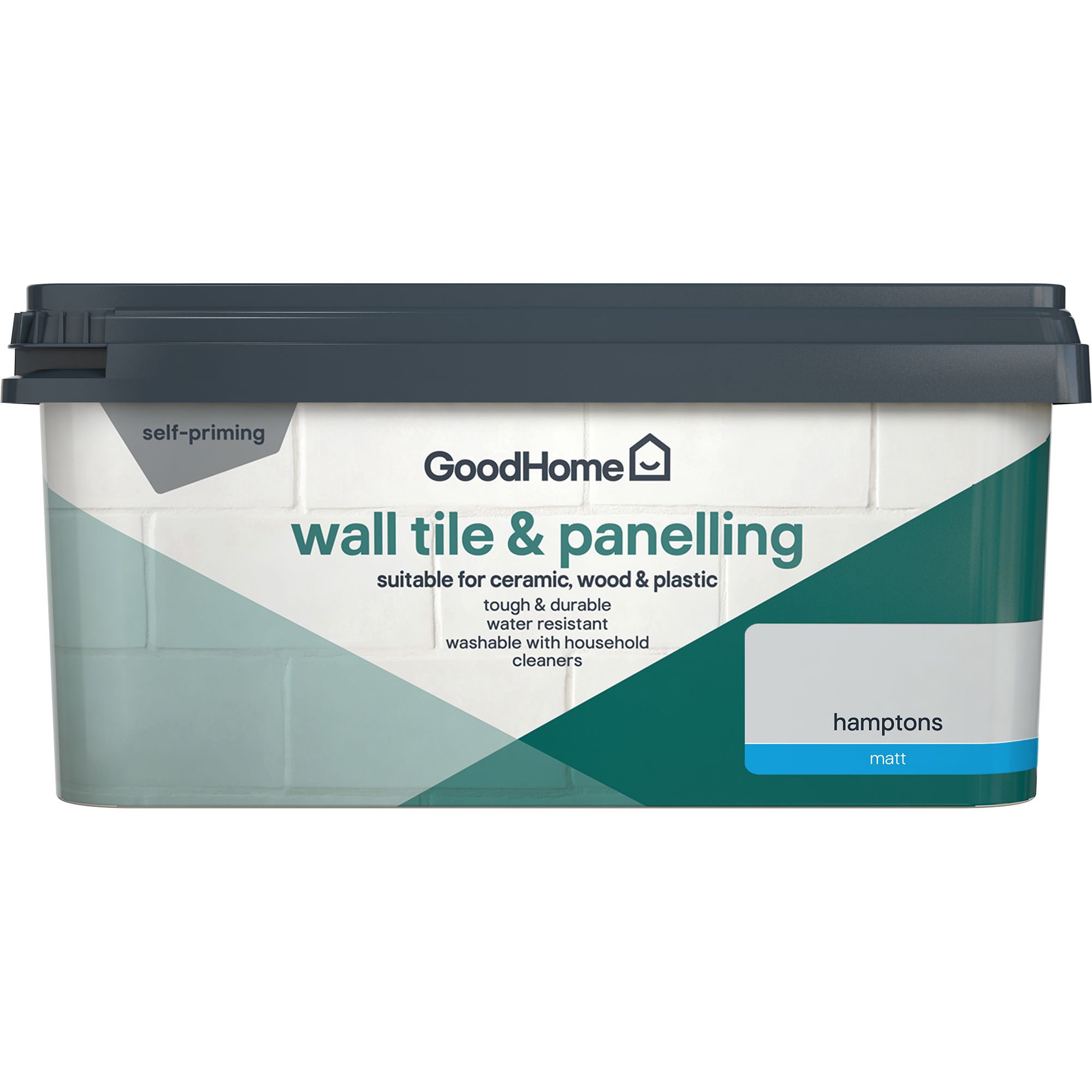 GoodHome Hamptons Matt Wall tile & panelling paint, 2L