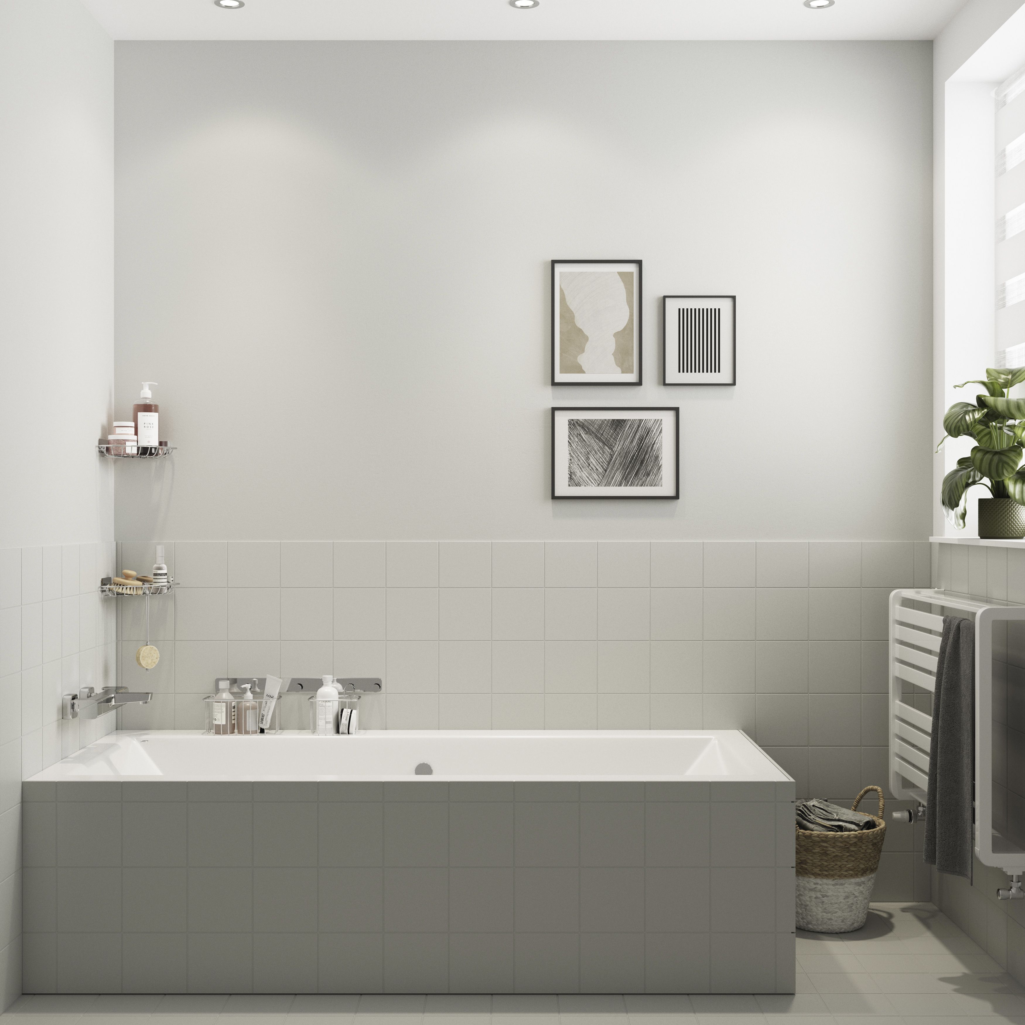 GoodHome Hamptons Matt Wall tile & panelling paint, 750ml