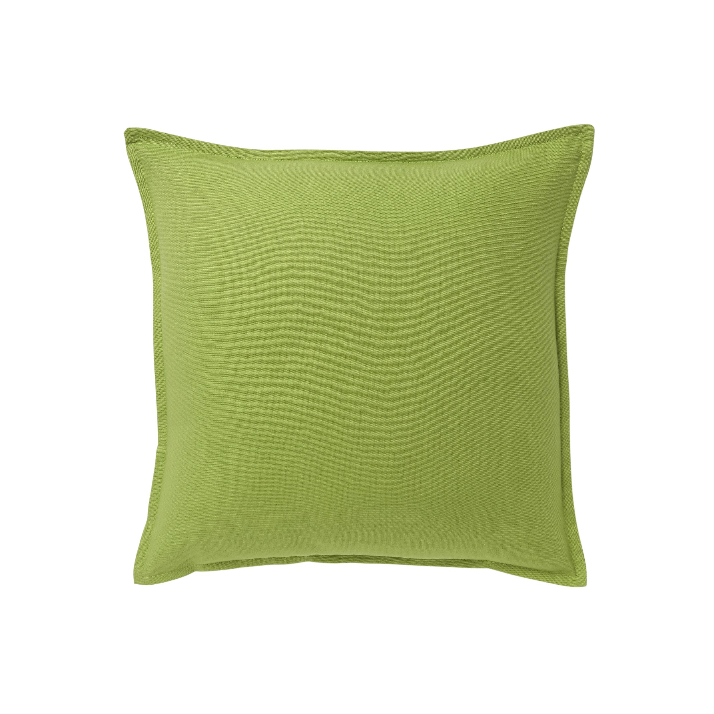 GoodHome Hiva Green Plain Indoor Cushion (L)45cm x (W)45cm at B&Q