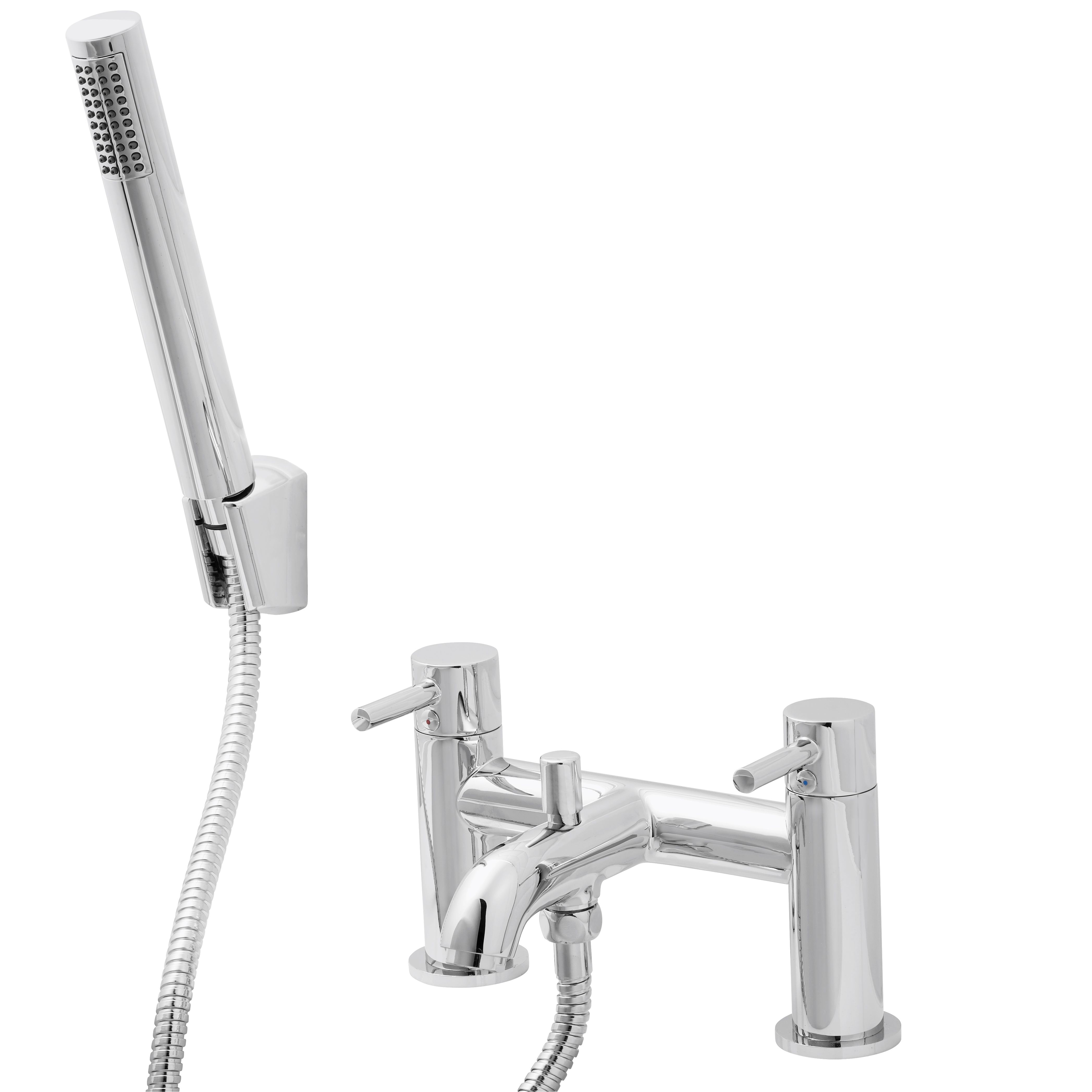GoodHome Hoffell 2 Tap-hole Shower mixer Tap
