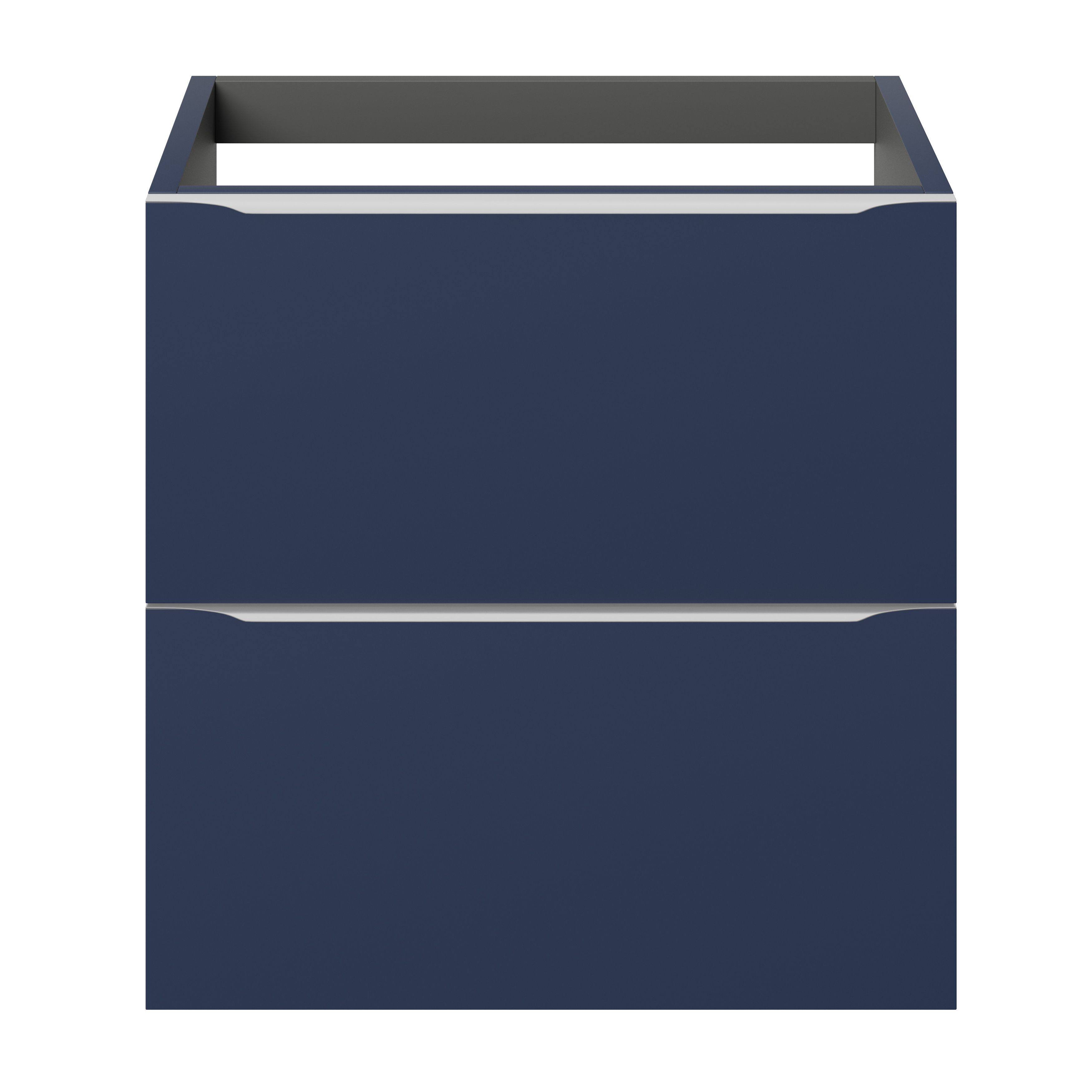 GoodHome Imandra Compact Matt Blue Wall-mounted Bathroom Cabinet (H ...