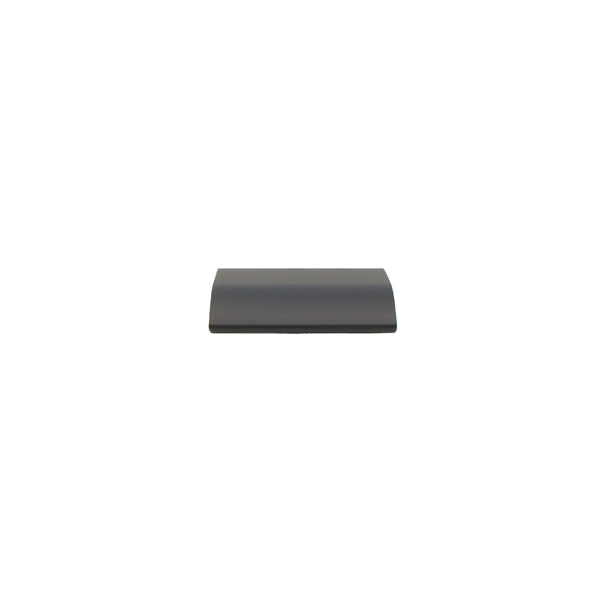 GoodHome Imandra Matt Black Curved Edge Handle (L)50mm (H)16mm | DIY at B&Q