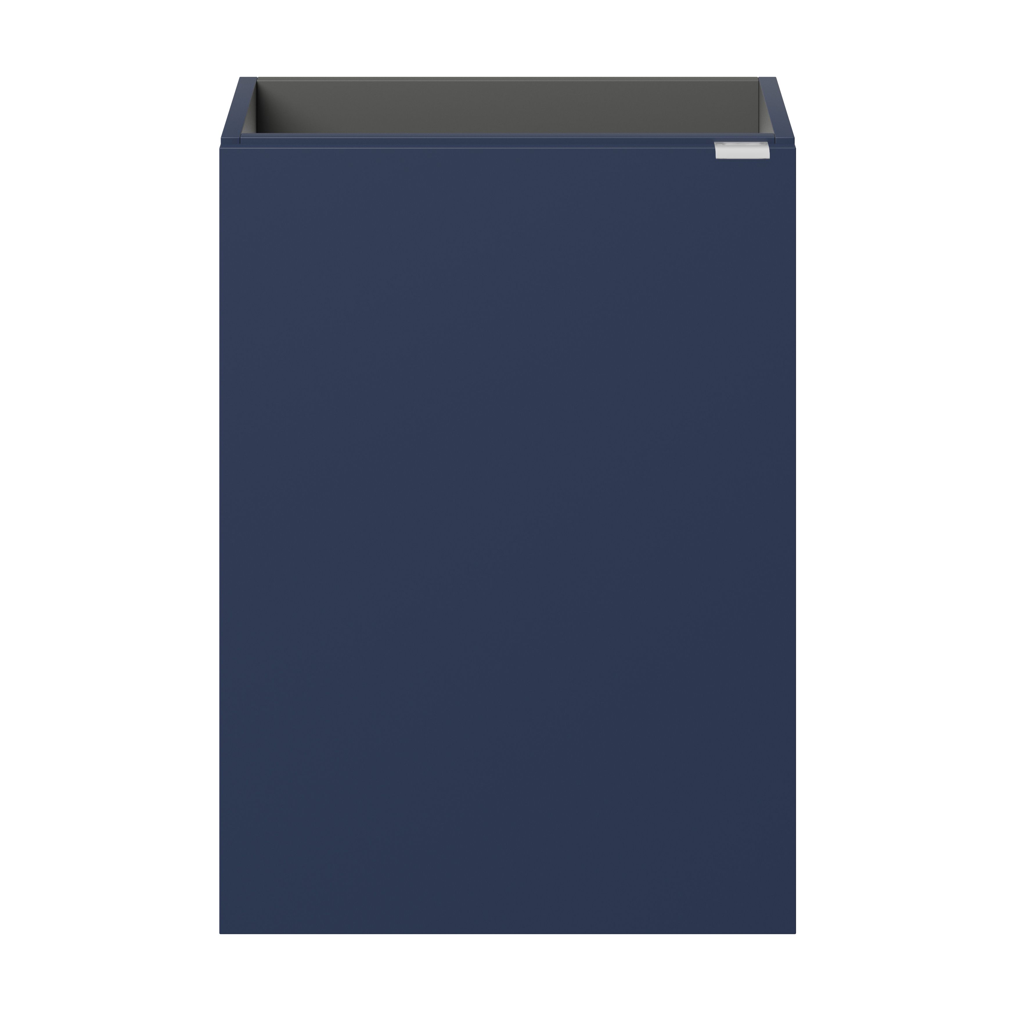 GoodHome Imandra Matt Blue Single Wall-mounted Bathroom Cloakroom unit ...