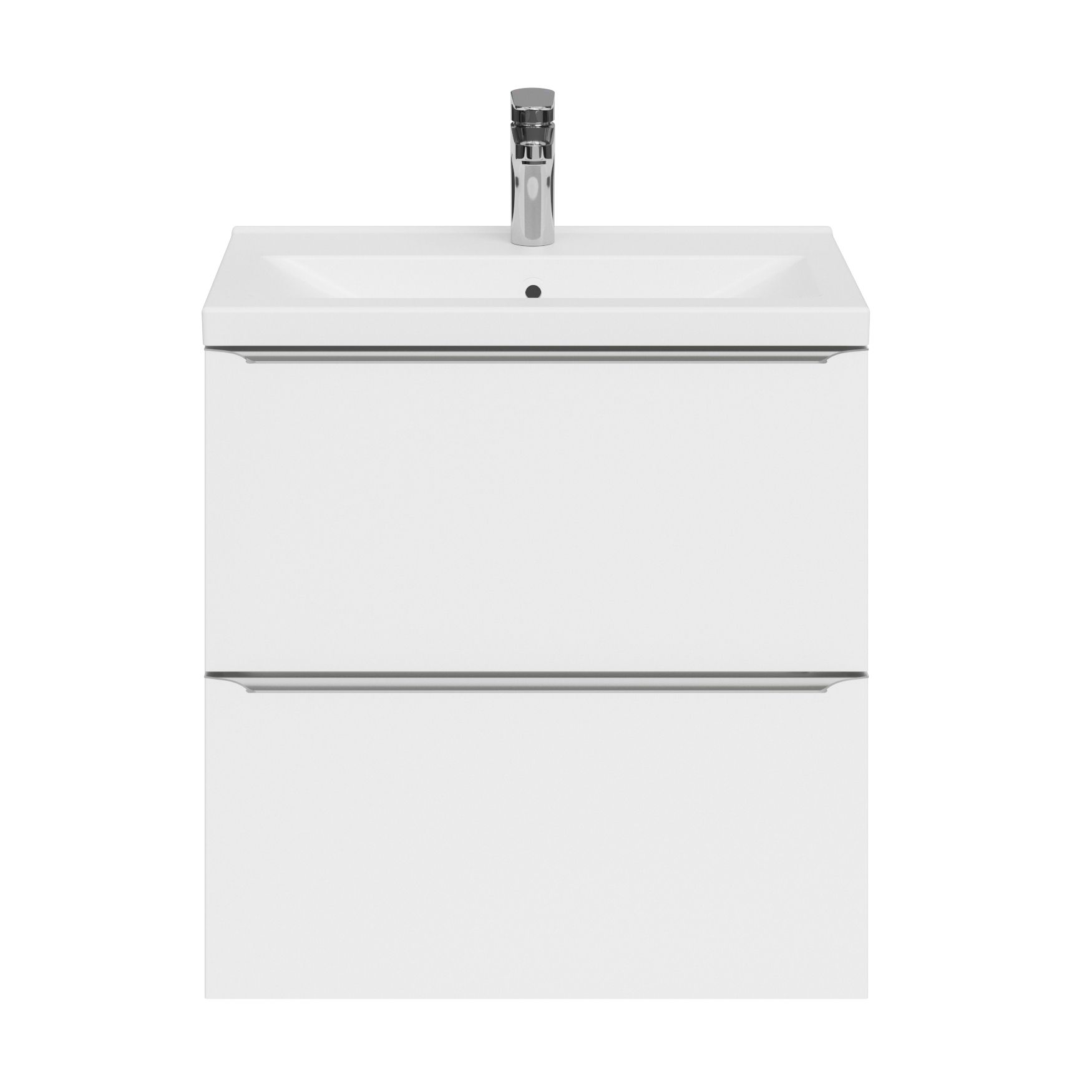 GoodHome Imandra Slimline Gloss White Wall-mounted Bathroom Cabinet (H ...