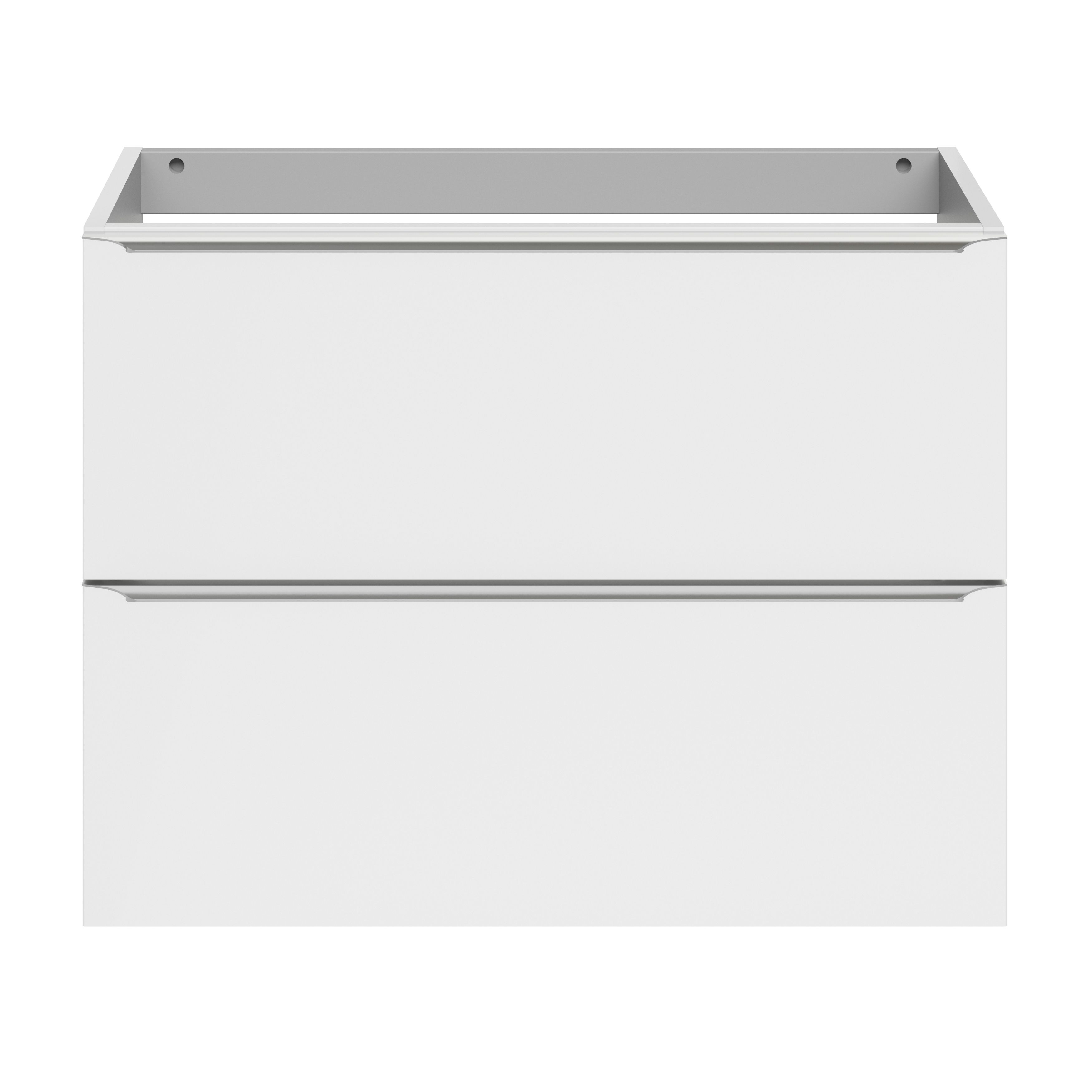GoodHome Imandra Slimline Gloss White Wall-mounted Bathroom Cabinet (H ...
