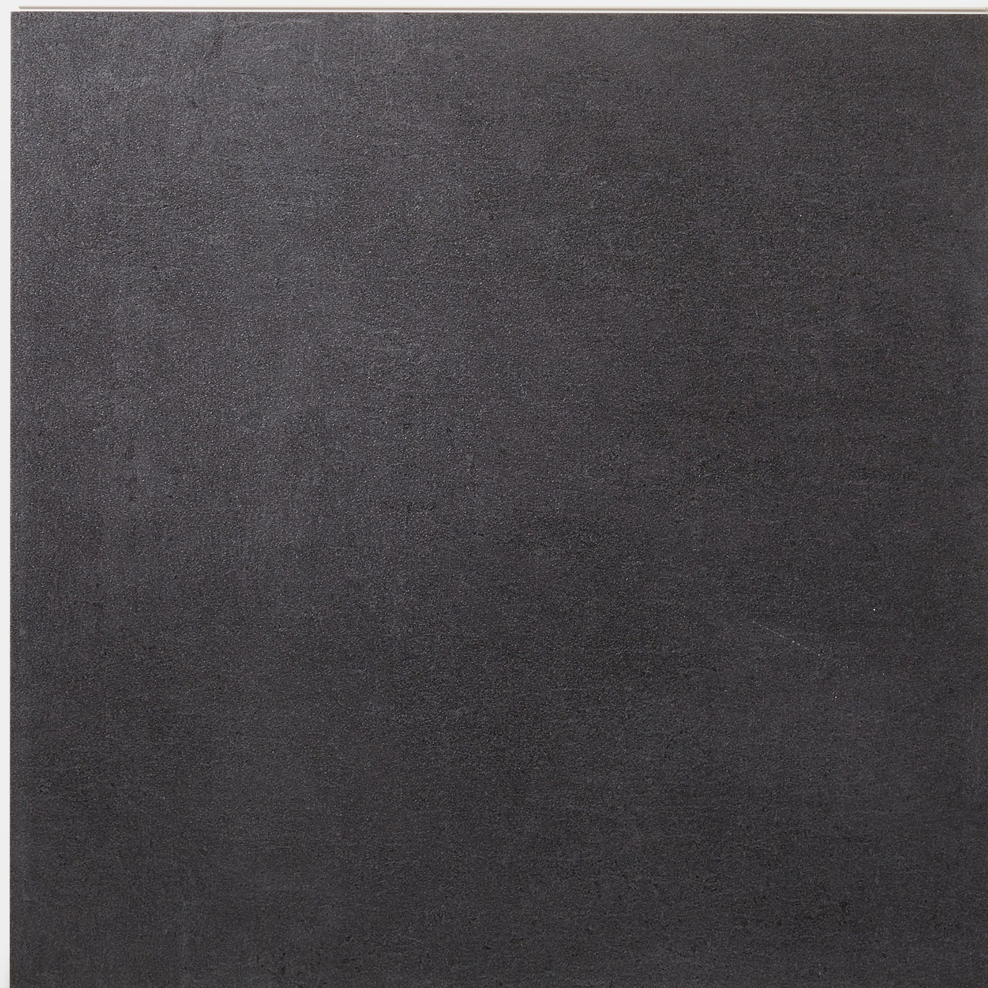 GoodHome Jazy Black Slate Stone tile effect Textured Click vinyl Tile