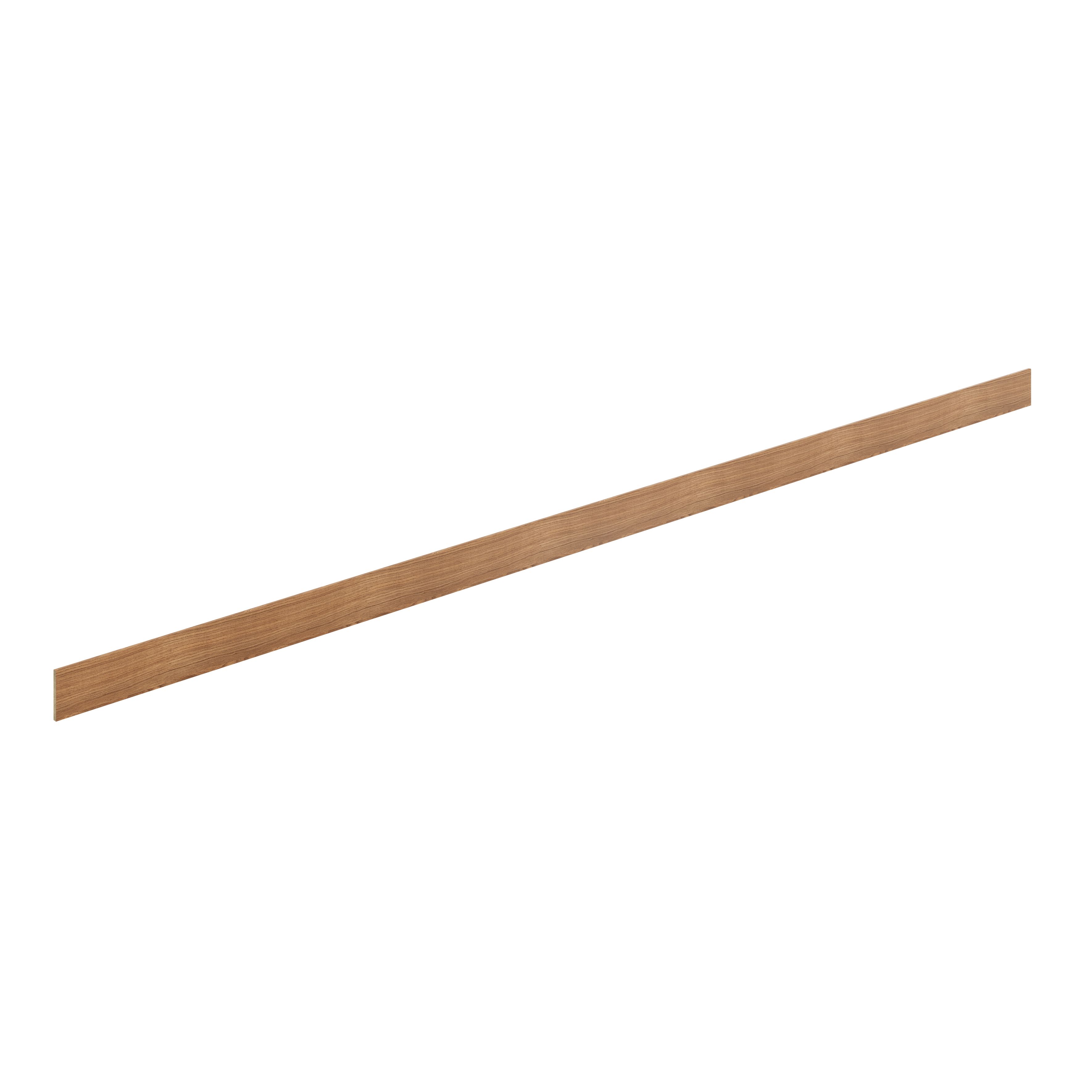 GoodHome Kabsa Matt Warm Oak effect Laminate Kitchen Upstand (L)3000mm