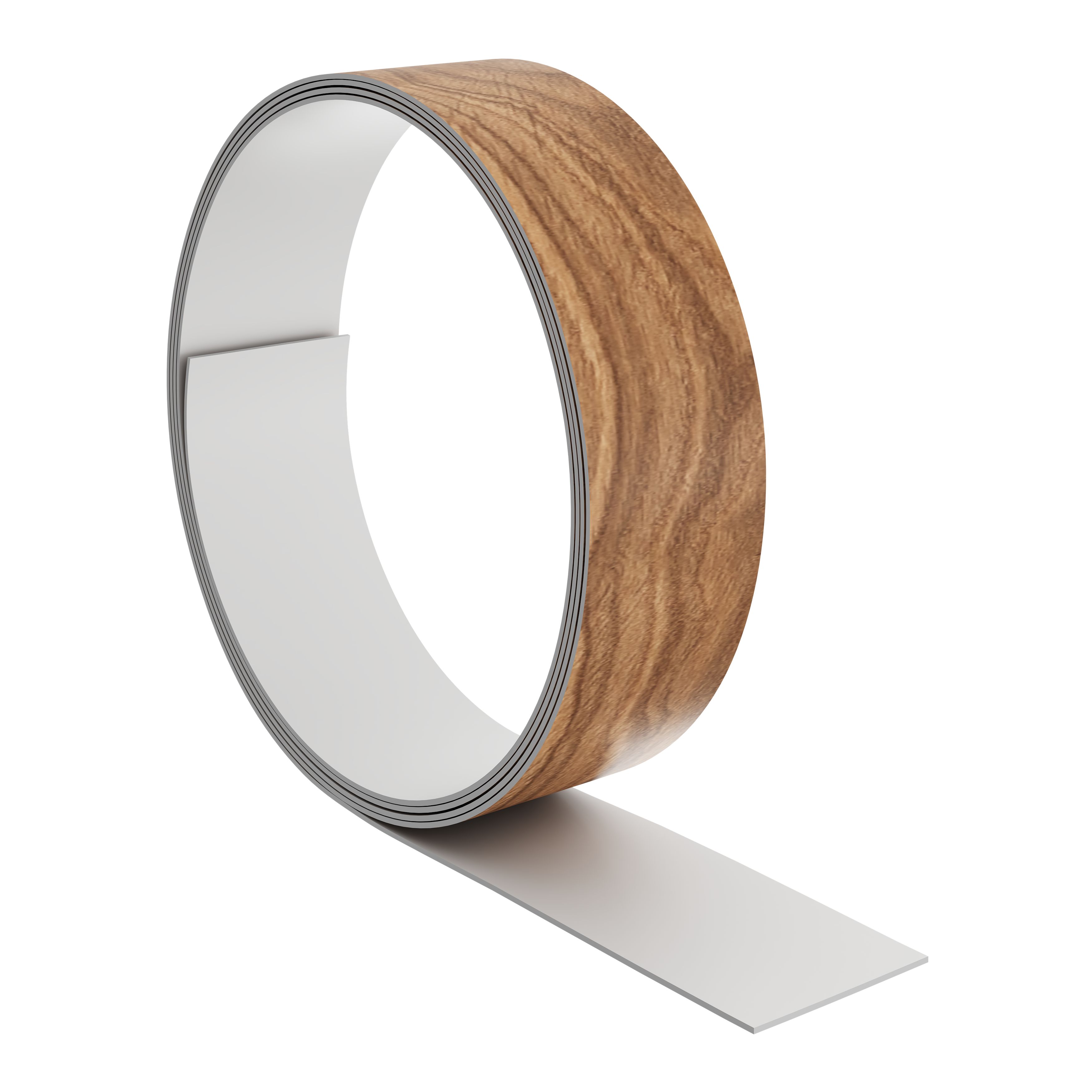 GoodHome Kabsa Oak effect Warm Oak Edging tape, (L)3m (W)42mm