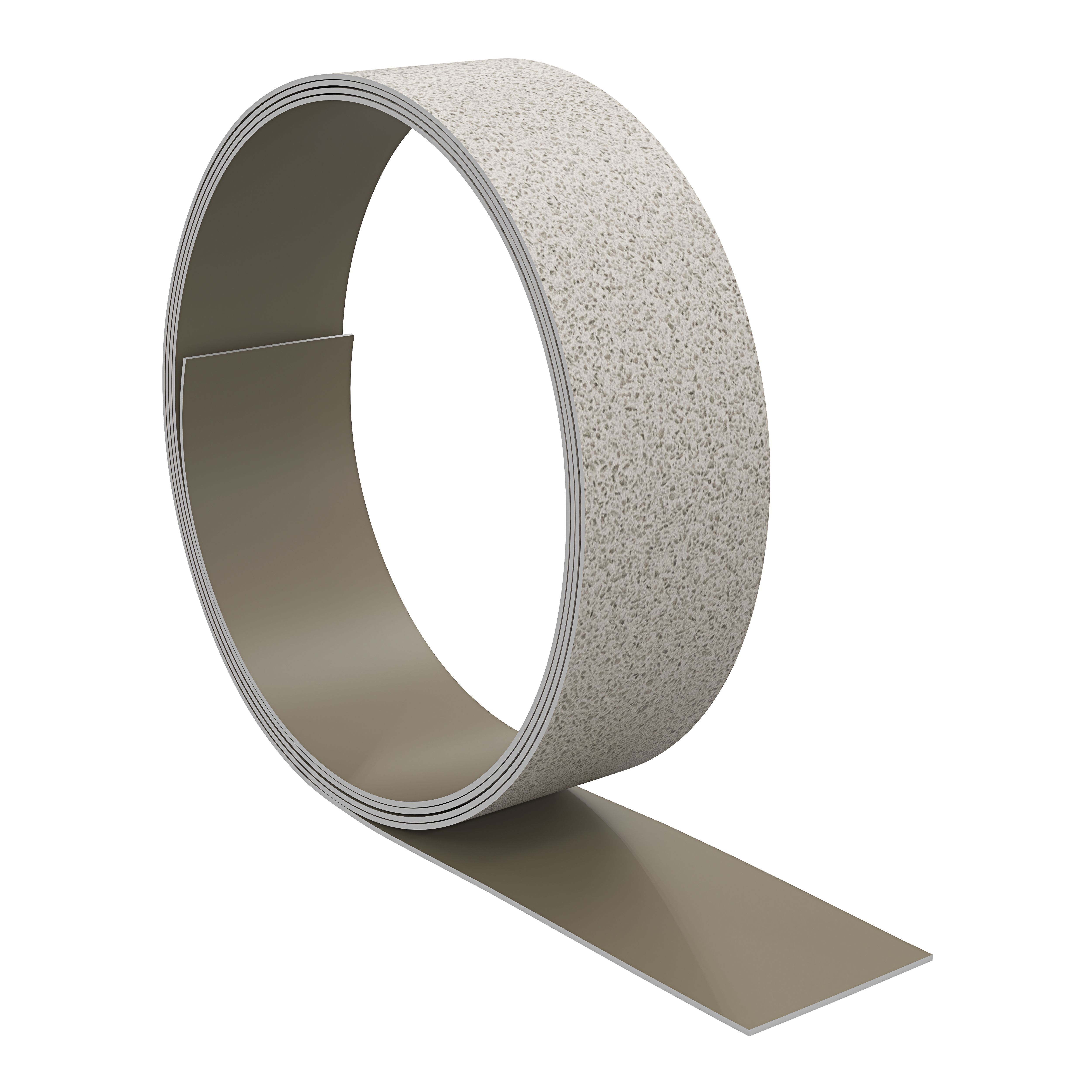 GoodHome Kala Quartz effect Light quartz Worktop edging tape, (L)3m (W ...