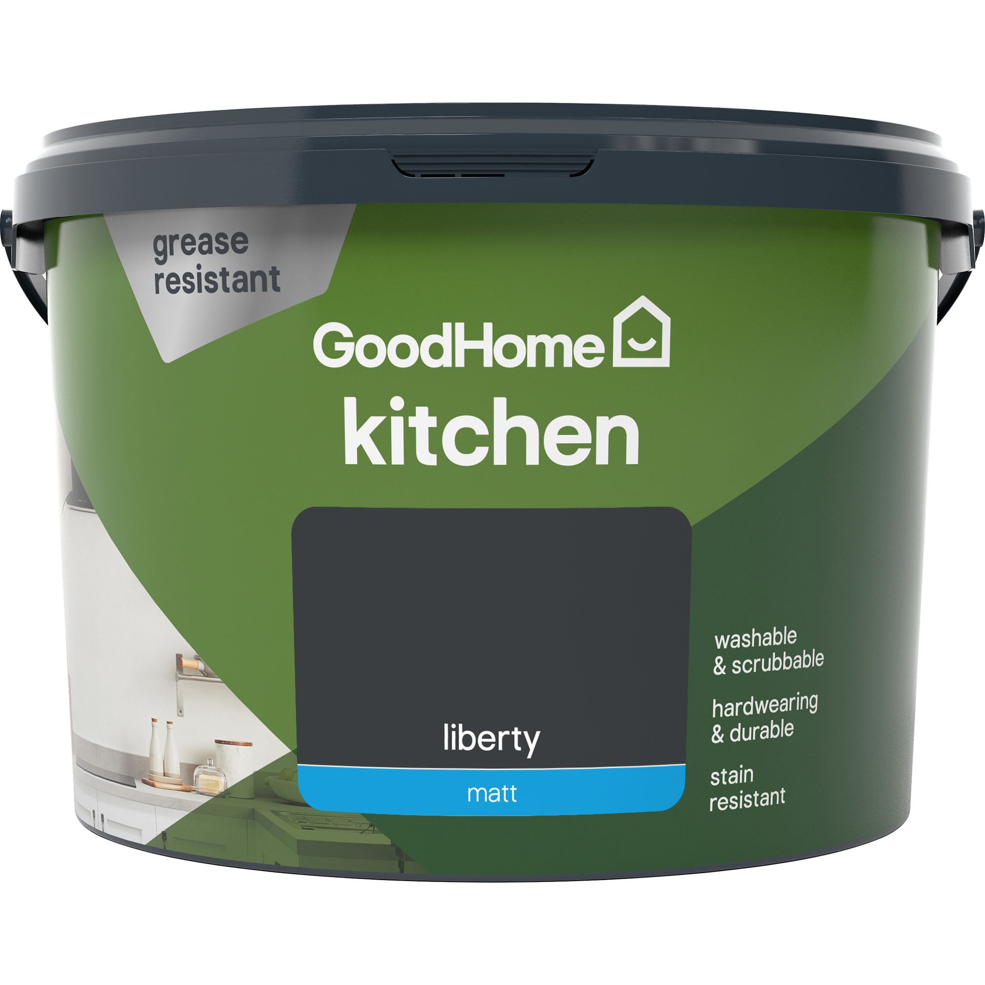 GOODHOME KITCHEN LIBERTY MATT WALL & CEILING EMULSION PAINT, 2.5L