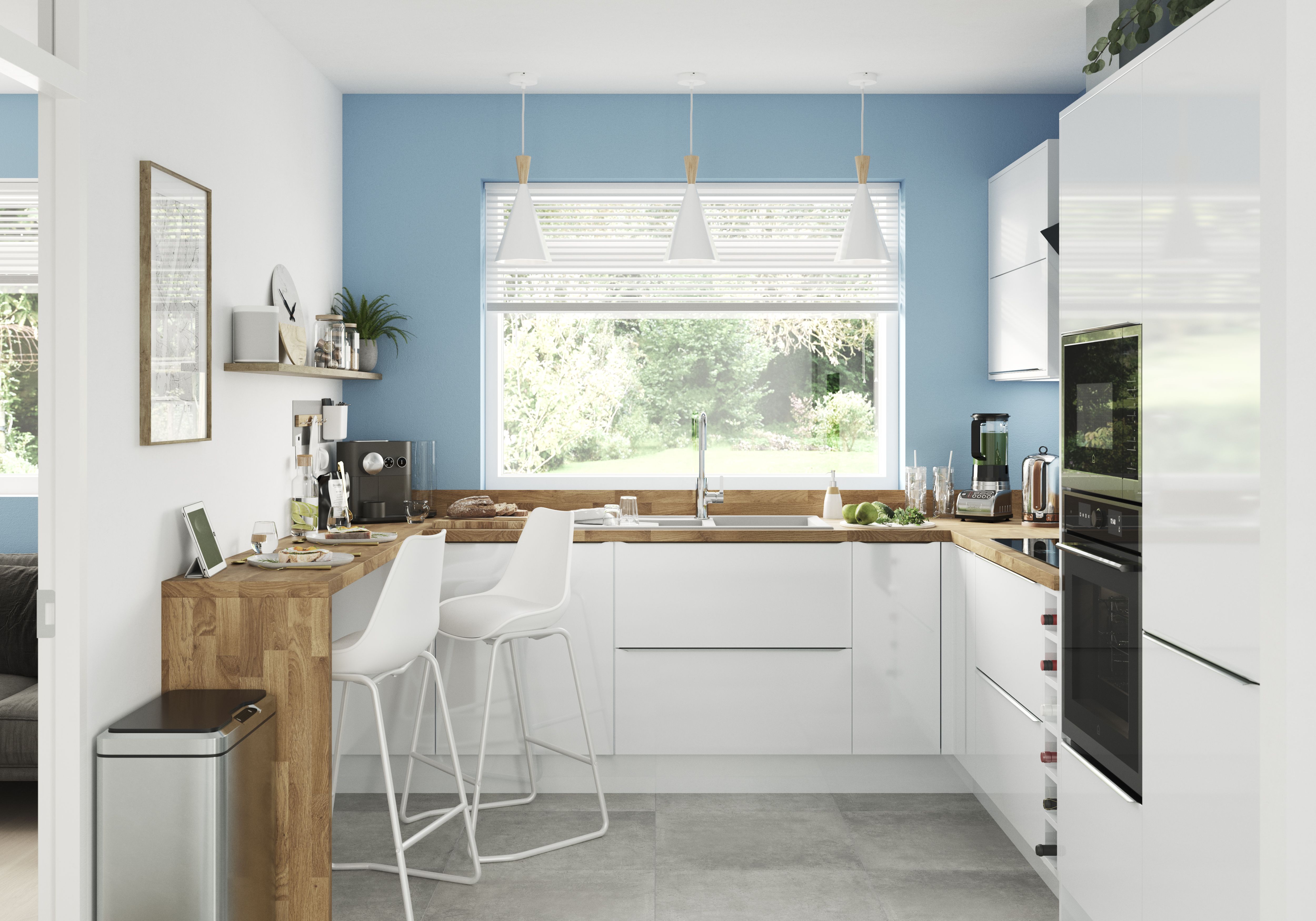 GoodHome Kitchen Monaco Matt Emulsion paint, 2.5L