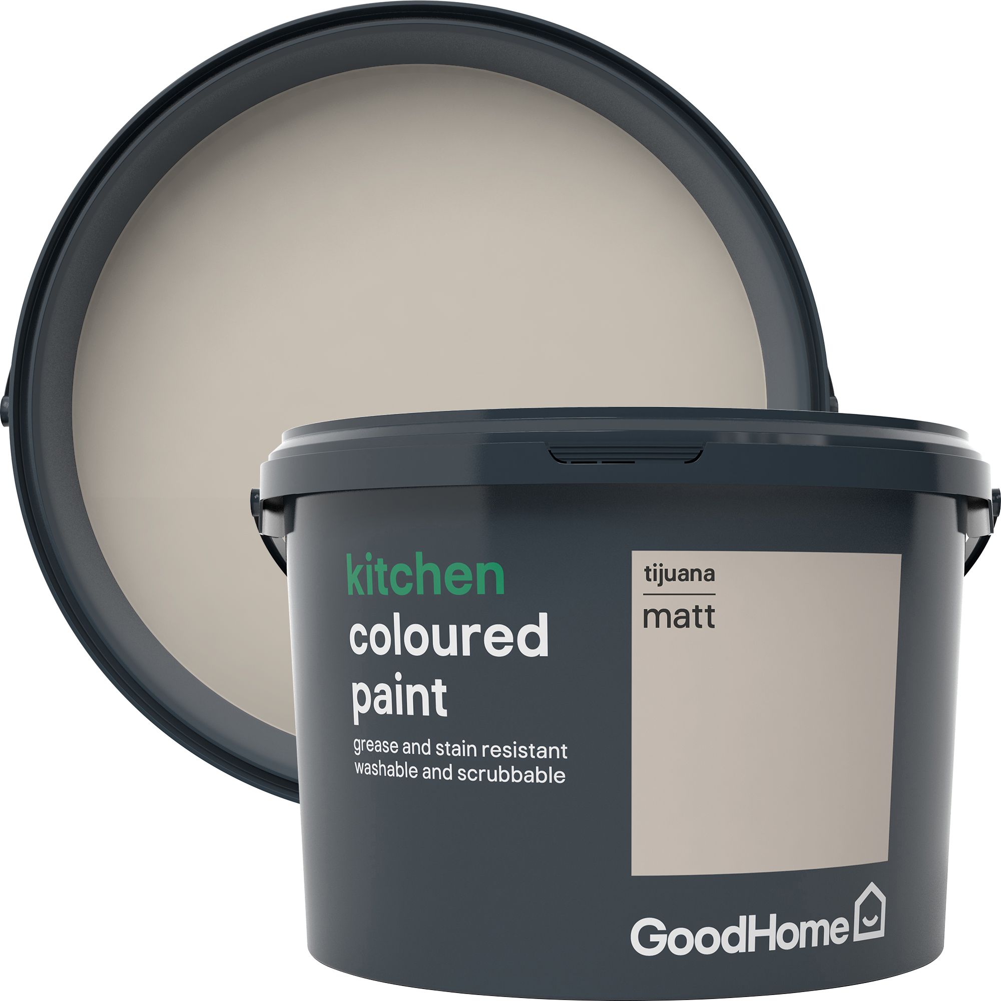 GoodHome Kitchen Tijuana Matt Emulsion paint, 2.5L | DIY at B&Q