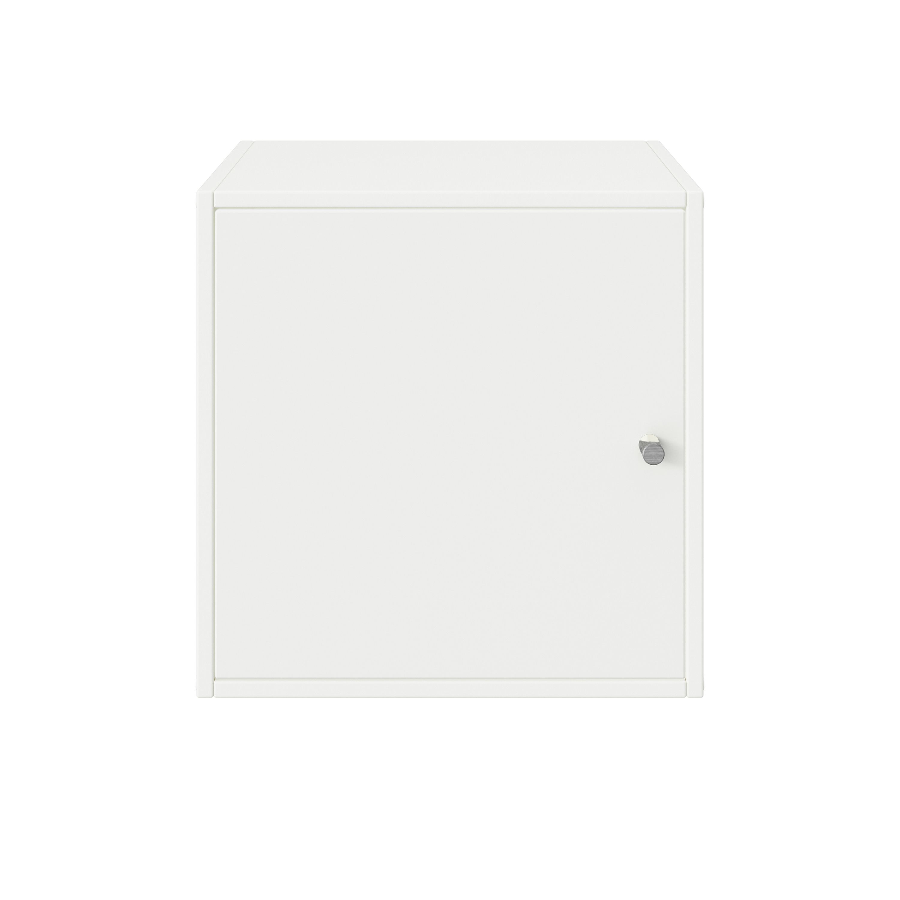 GoodHome Konnect White 1X1 Cube Storage unit kit with 1 door, (H) 35 ...