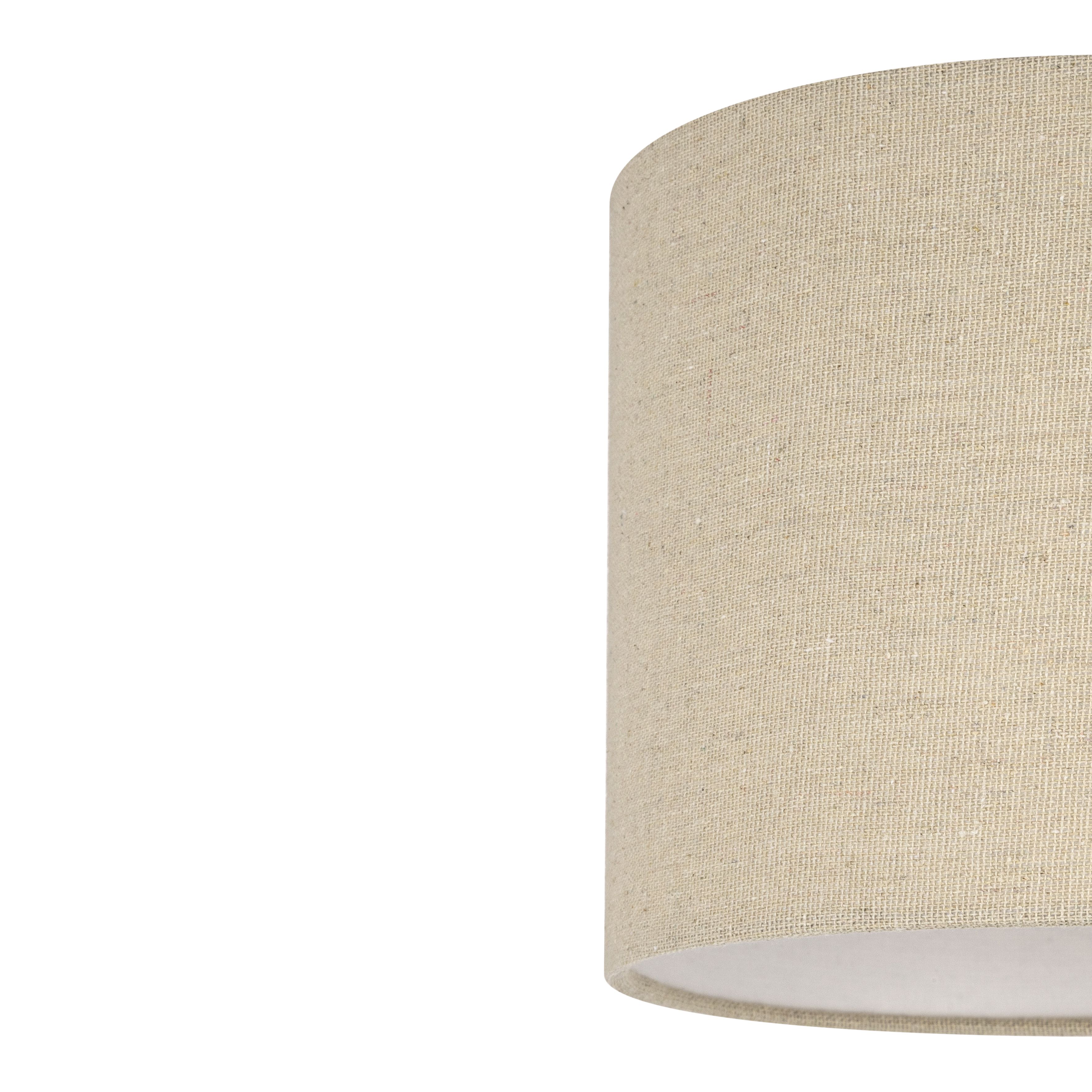 GoodHome Kpezin Natural Round Lamp shade (D)20cm