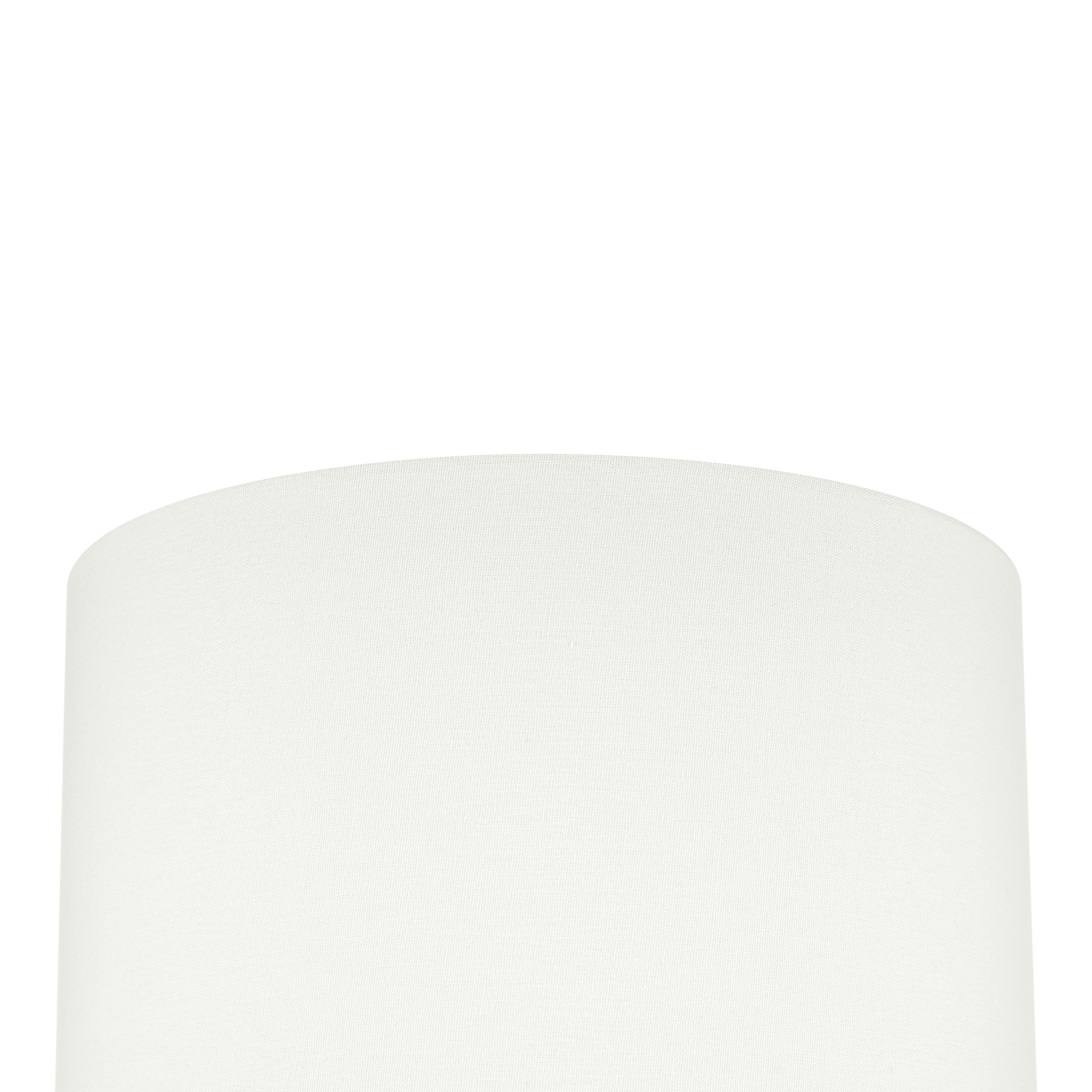 GoodHome Kpezin White Round Lamp shade (D)30cm