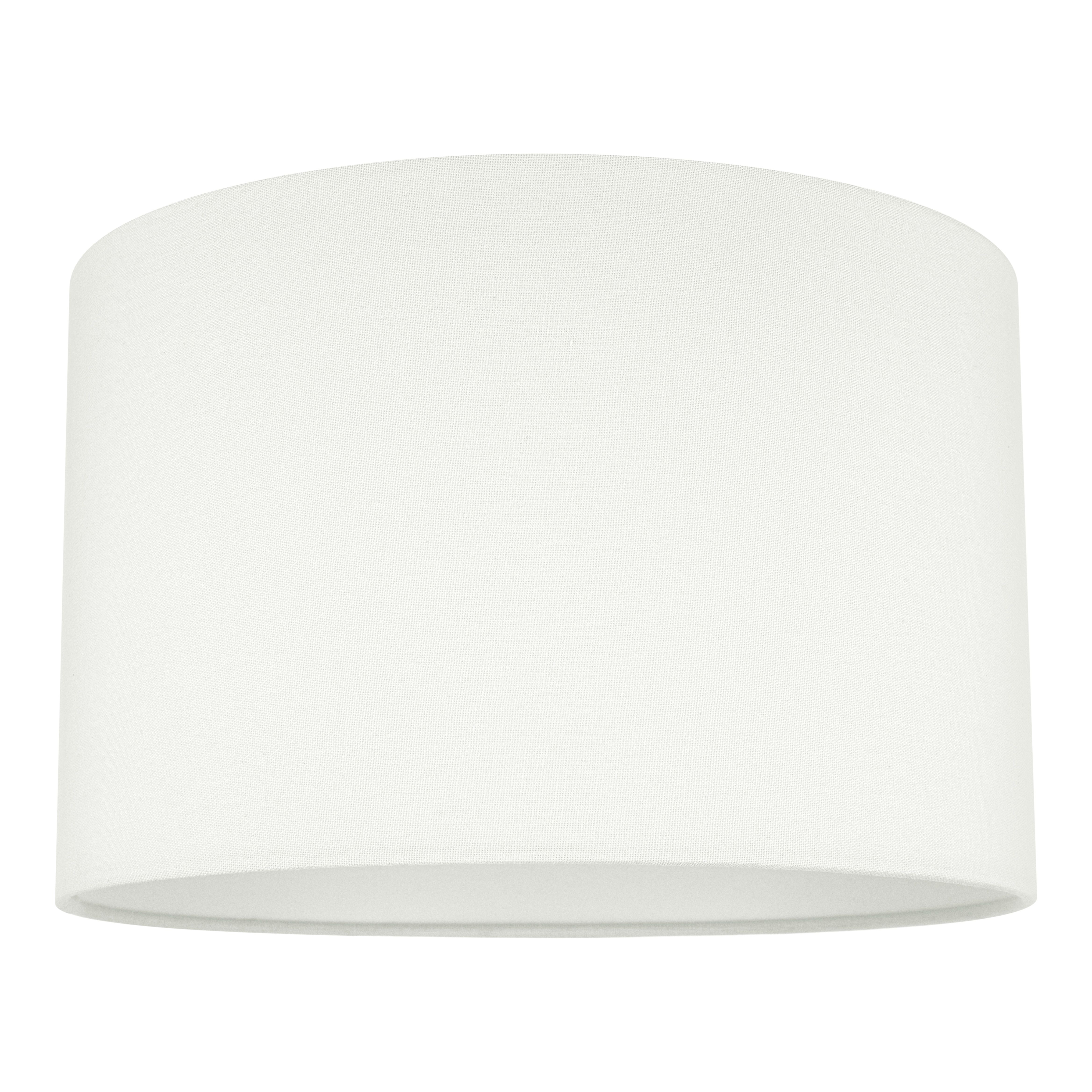 GoodHome Kpezin White Round Lamp shade (D)30cm
