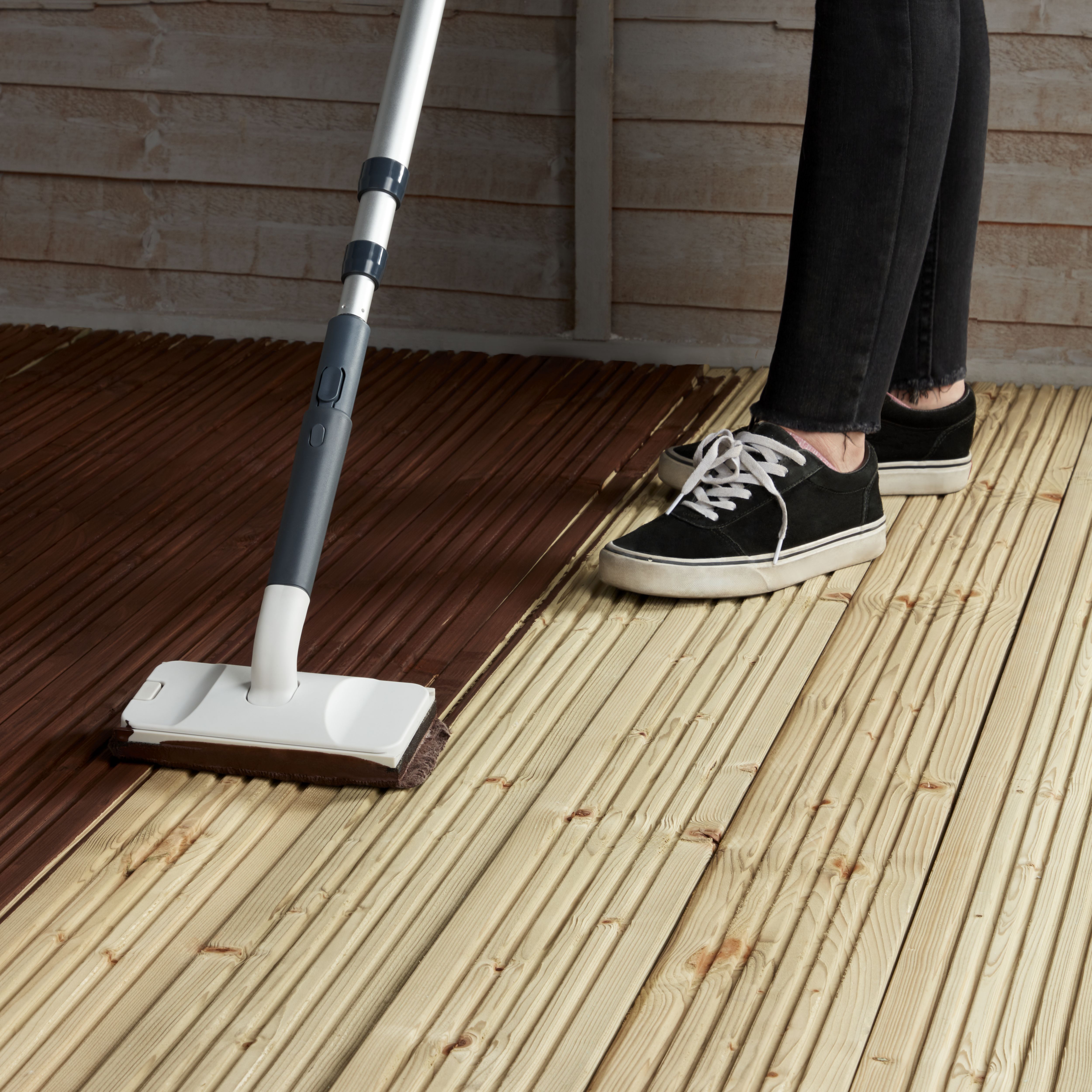 GoodHome Large Decking paint pad