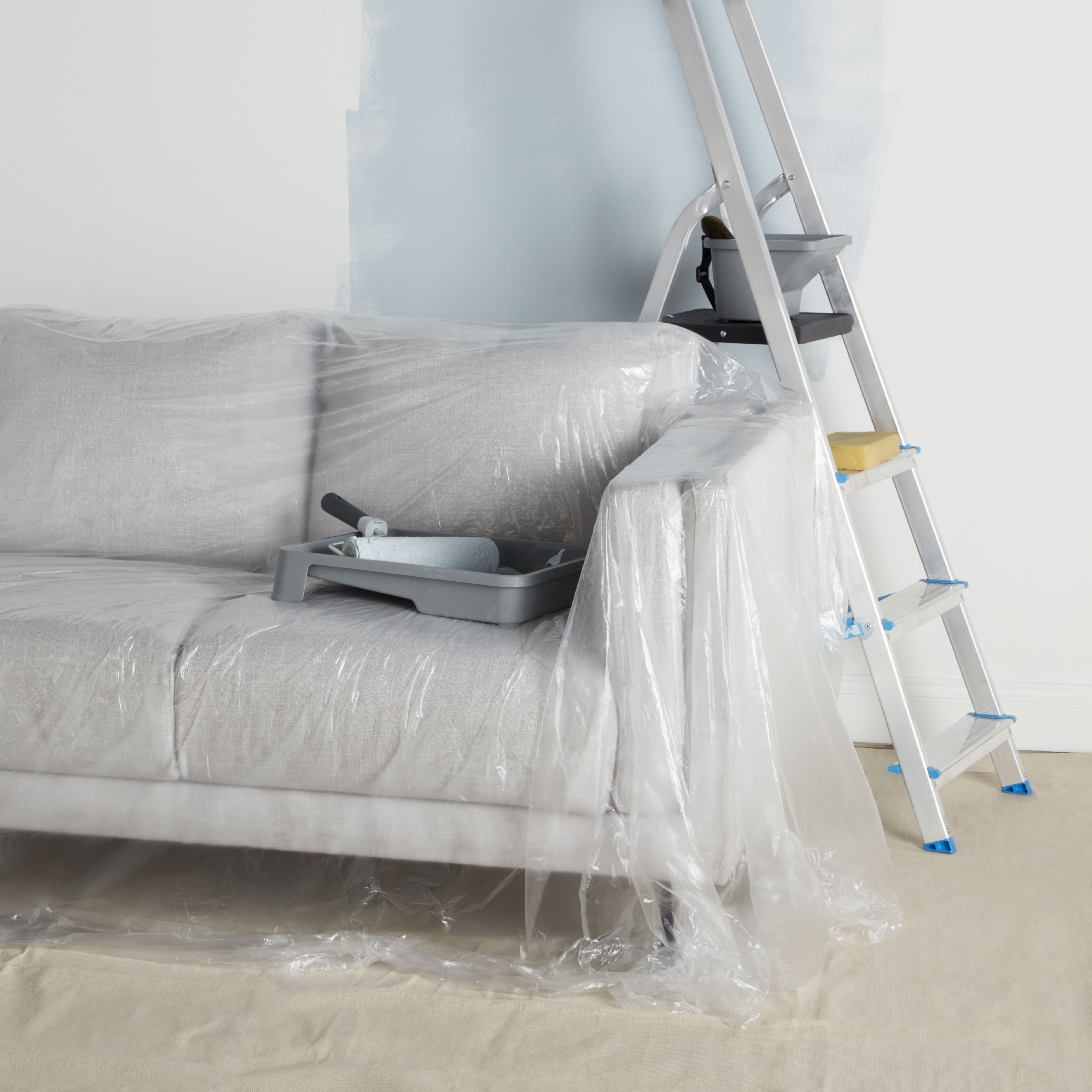 GoodHome Large Dust sheet, (L)4m, (W)5m | DIY at B&Q