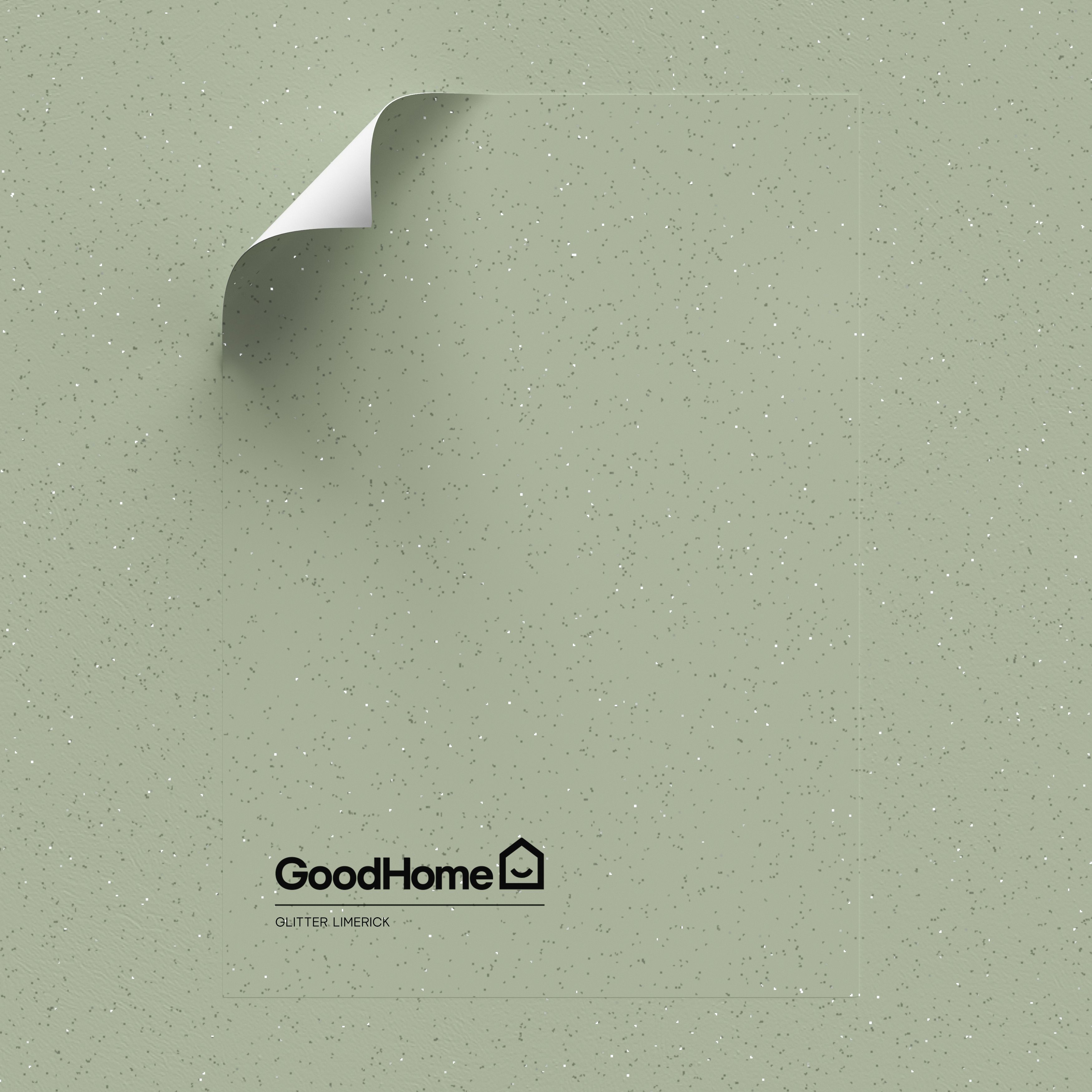 GoodHome Limerick Glitter effect Peel & stick Tester