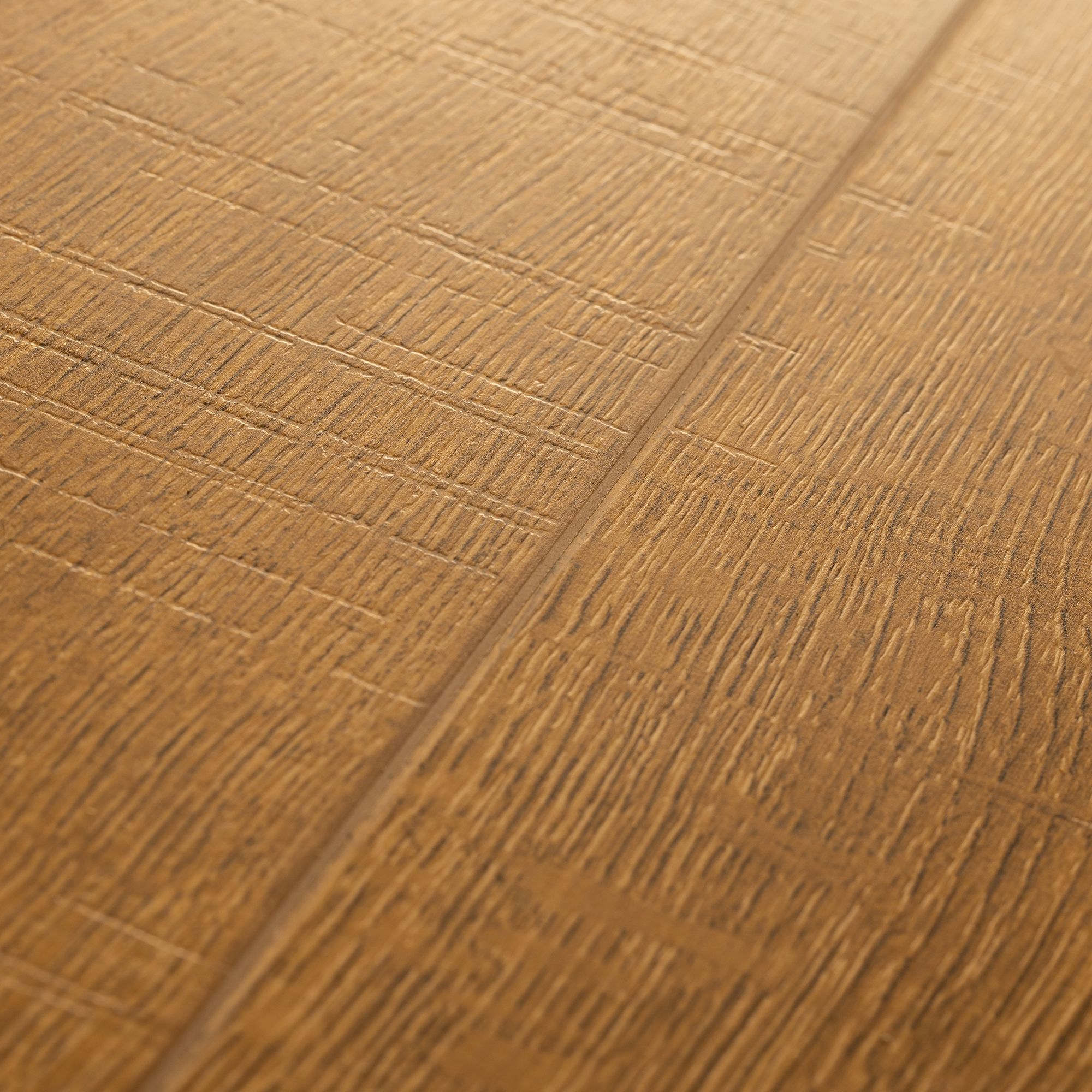 Buy GoodHome Maldon XL Wide Dark Natural Oak effect Embossed Laminate ...