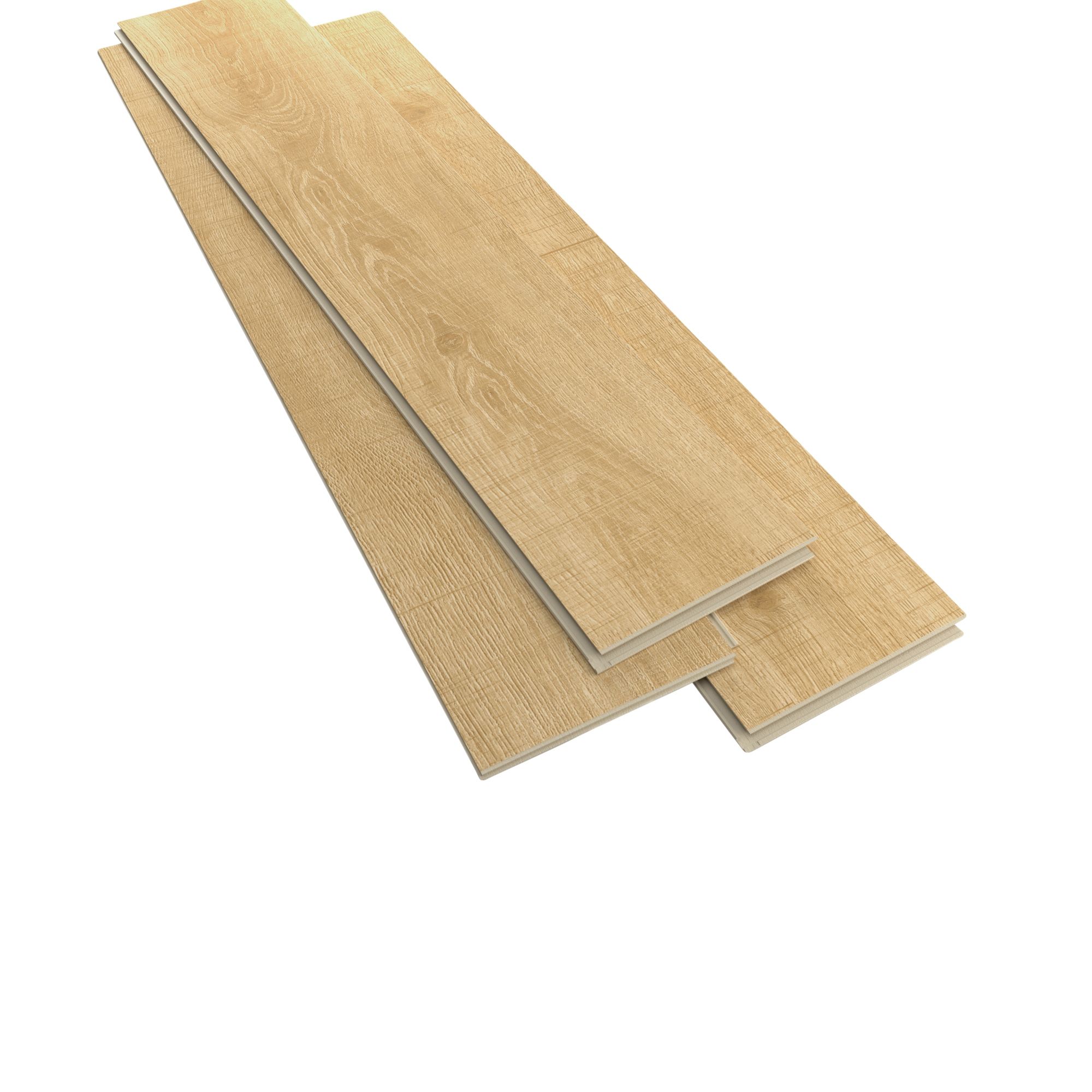 GoodHome Maldon XL Wide Natural Oak effect Embossed Laminate flooring ...