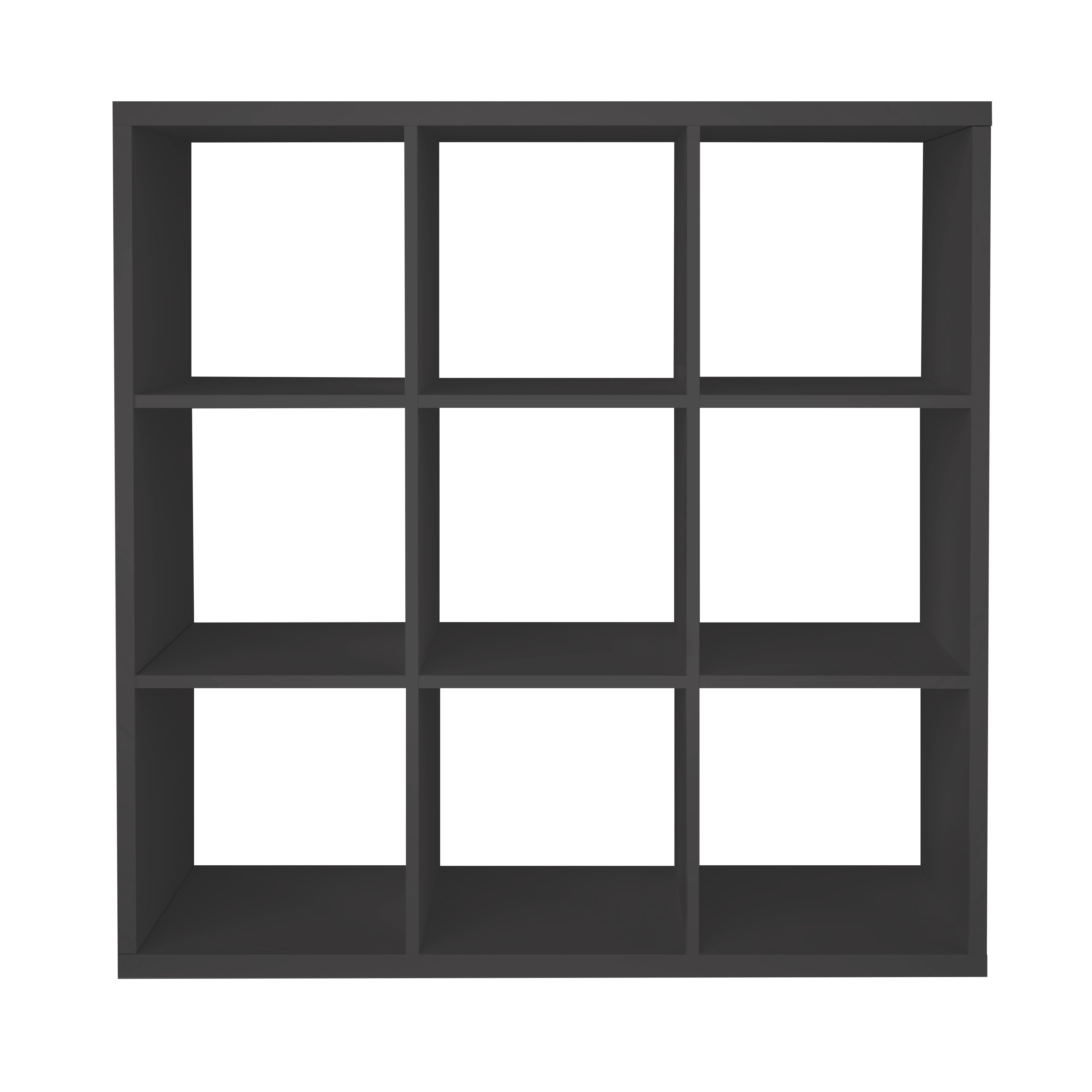 GoodHome Mixxit Grey Freestanding 9 shelf Cube Shelving unit, (H)1080mm ...