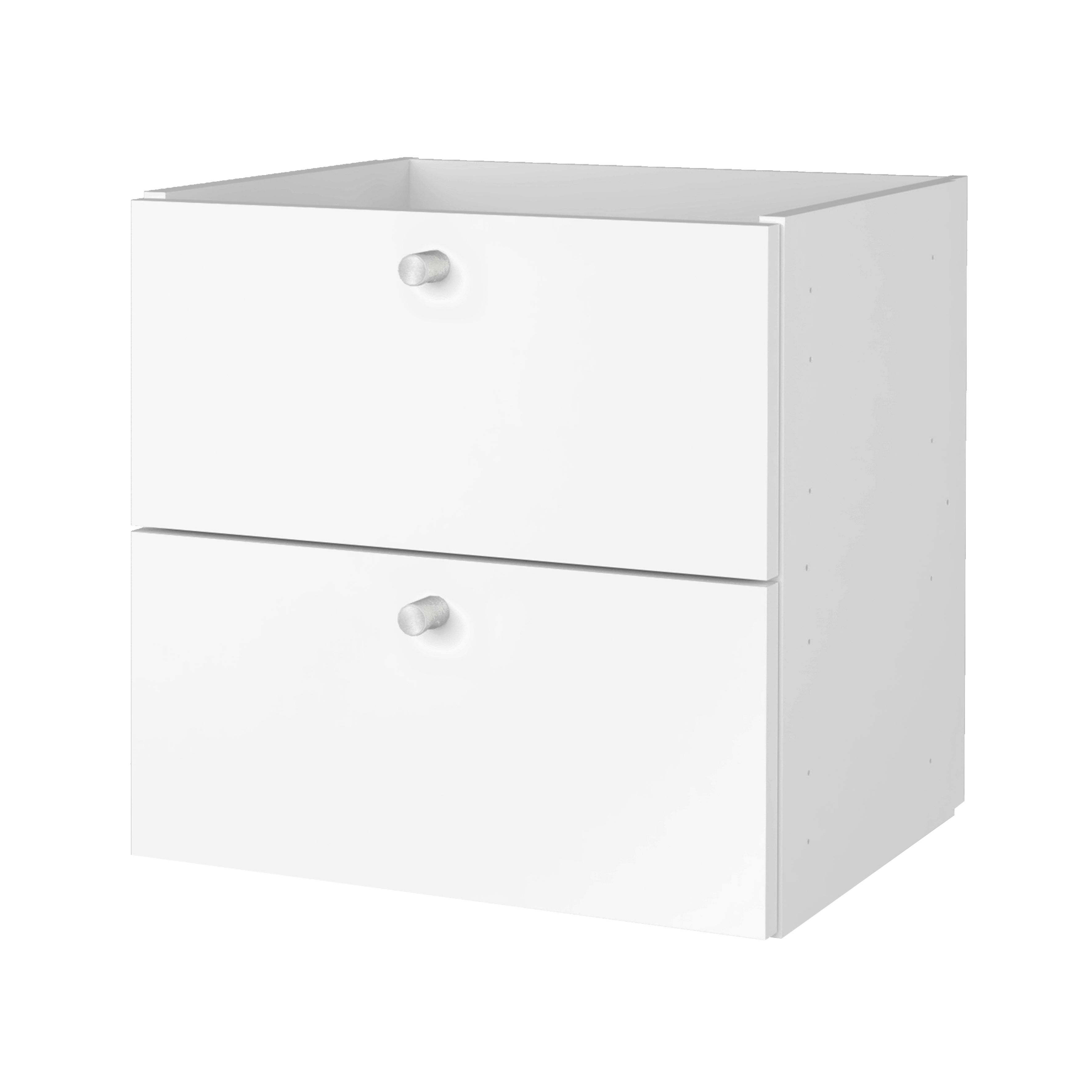 GoodHome Mixxit White Internal Modular Drawer kit (H)329mm (W)330mm (D ...