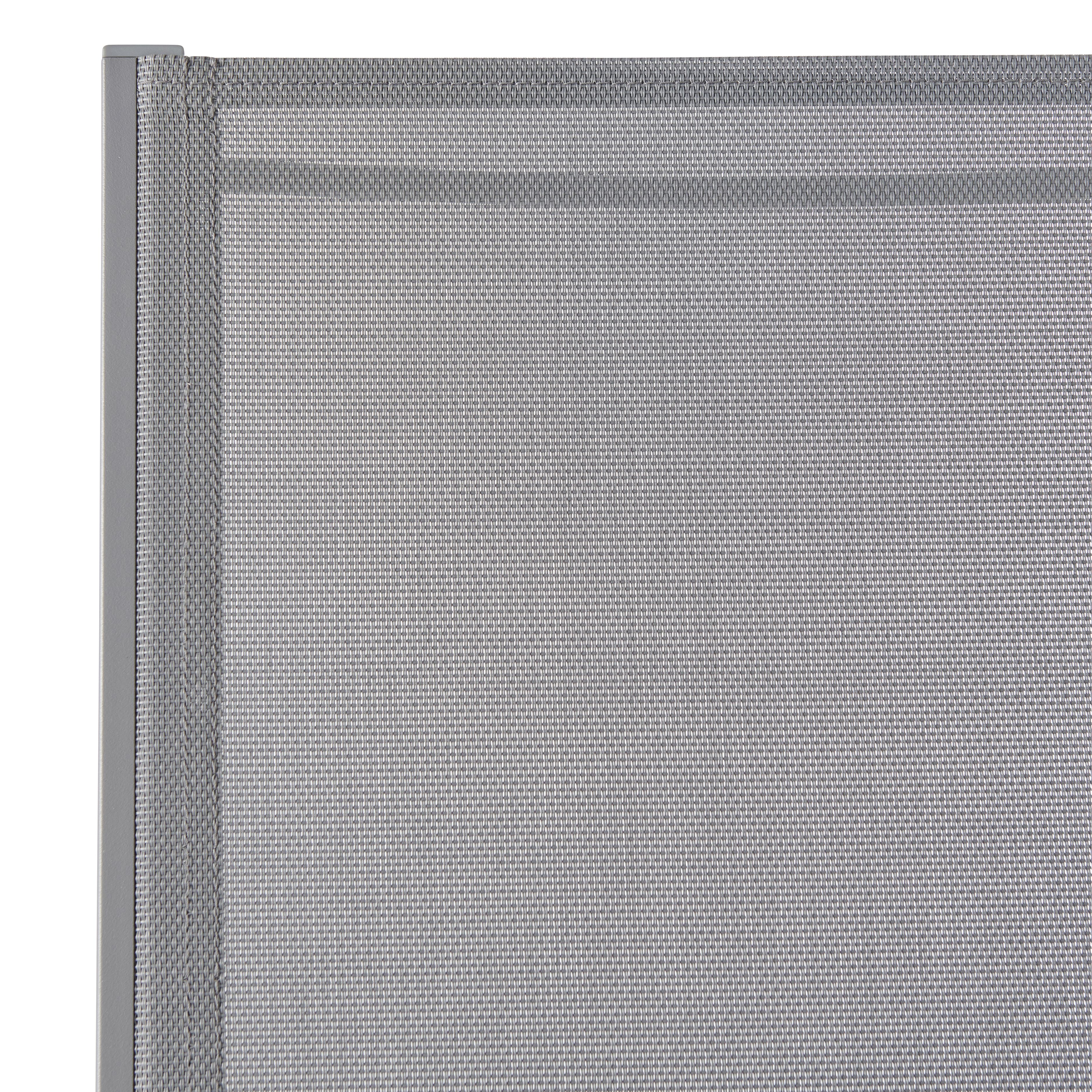 GoodHome Moorea Grey Metal Chair