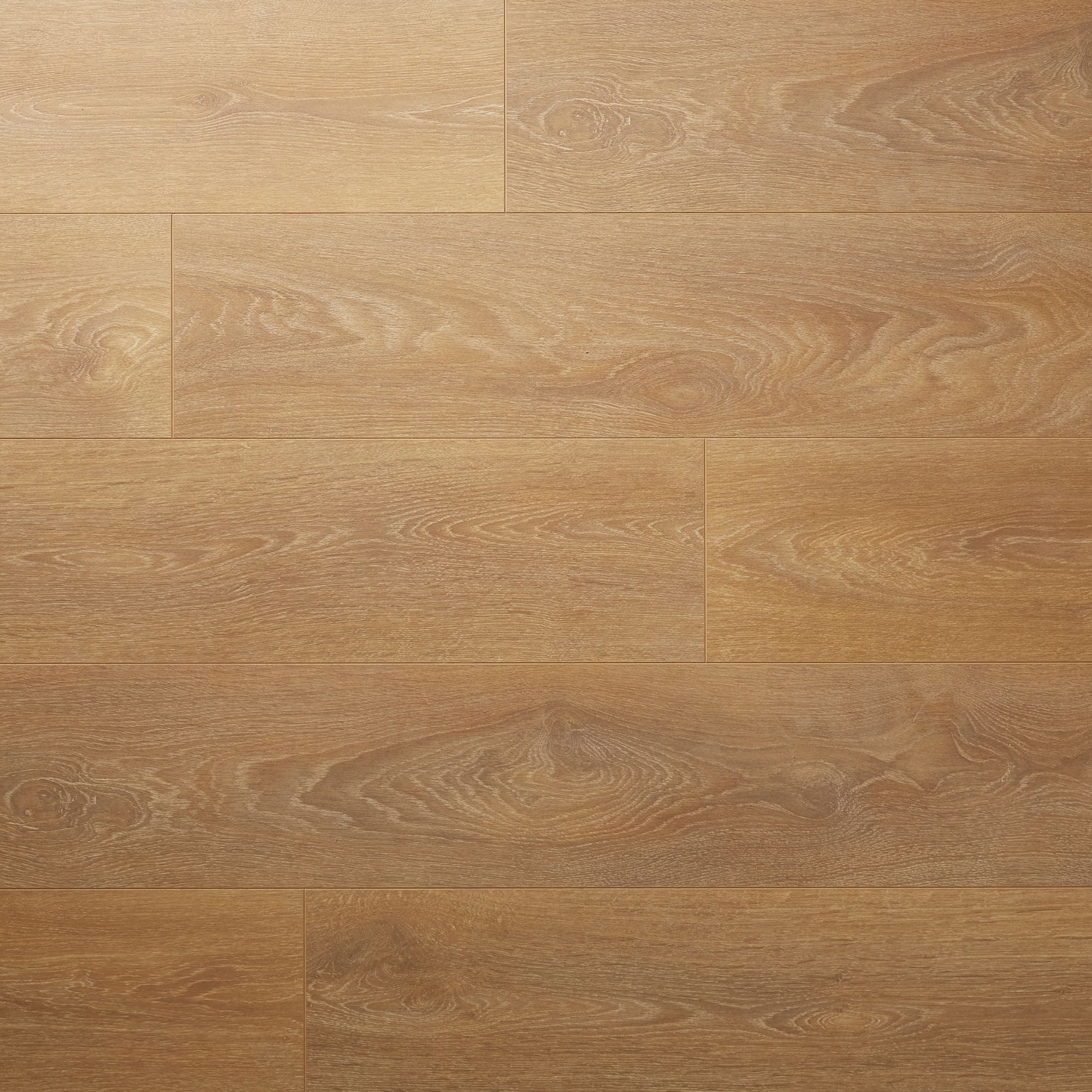 GoodHome Mossley Wood planks Gloss Natural oak effect Laminate Flooring ...