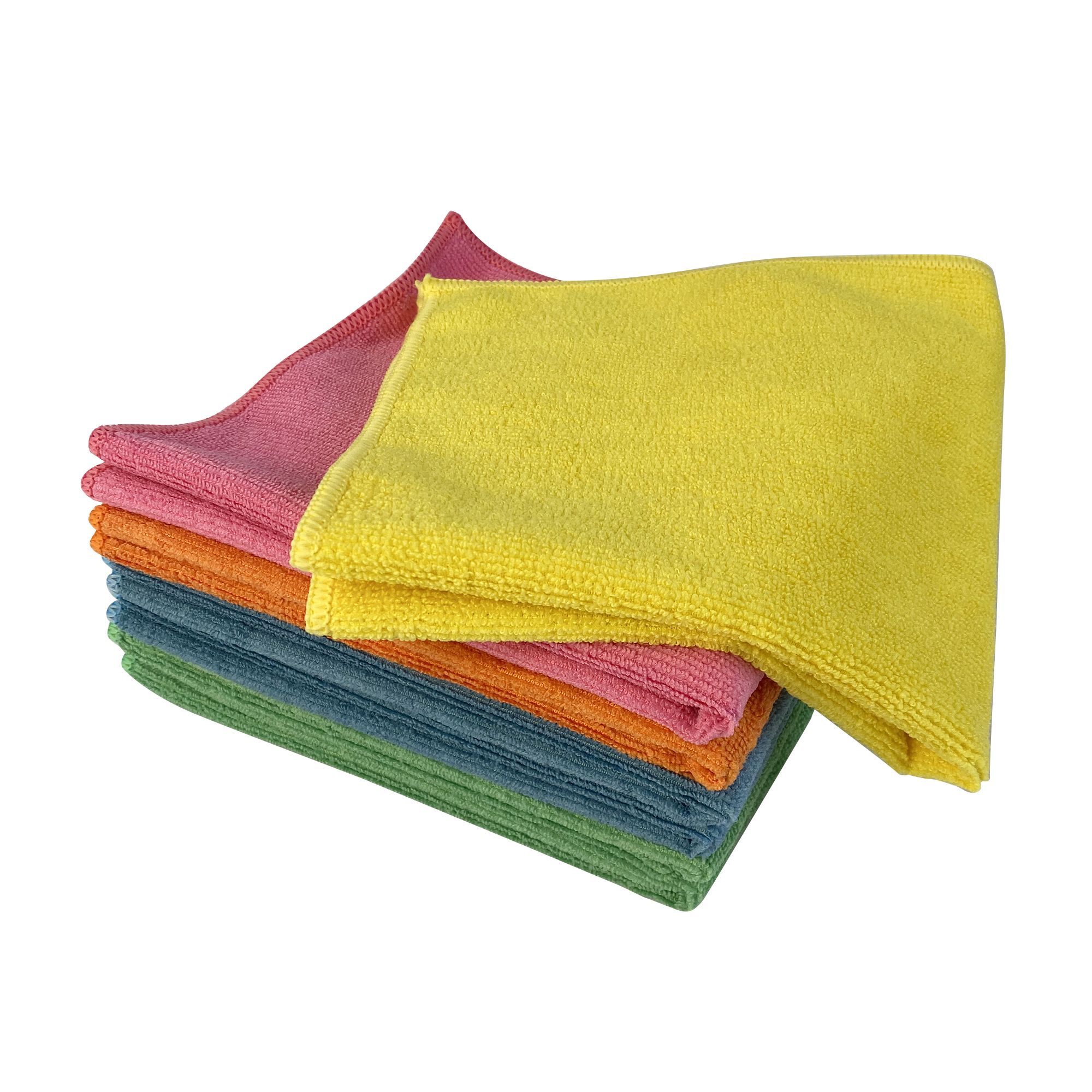 GoodHome Multicolours Microfibre Kitchen Cleaning cloth, Pack of 5
