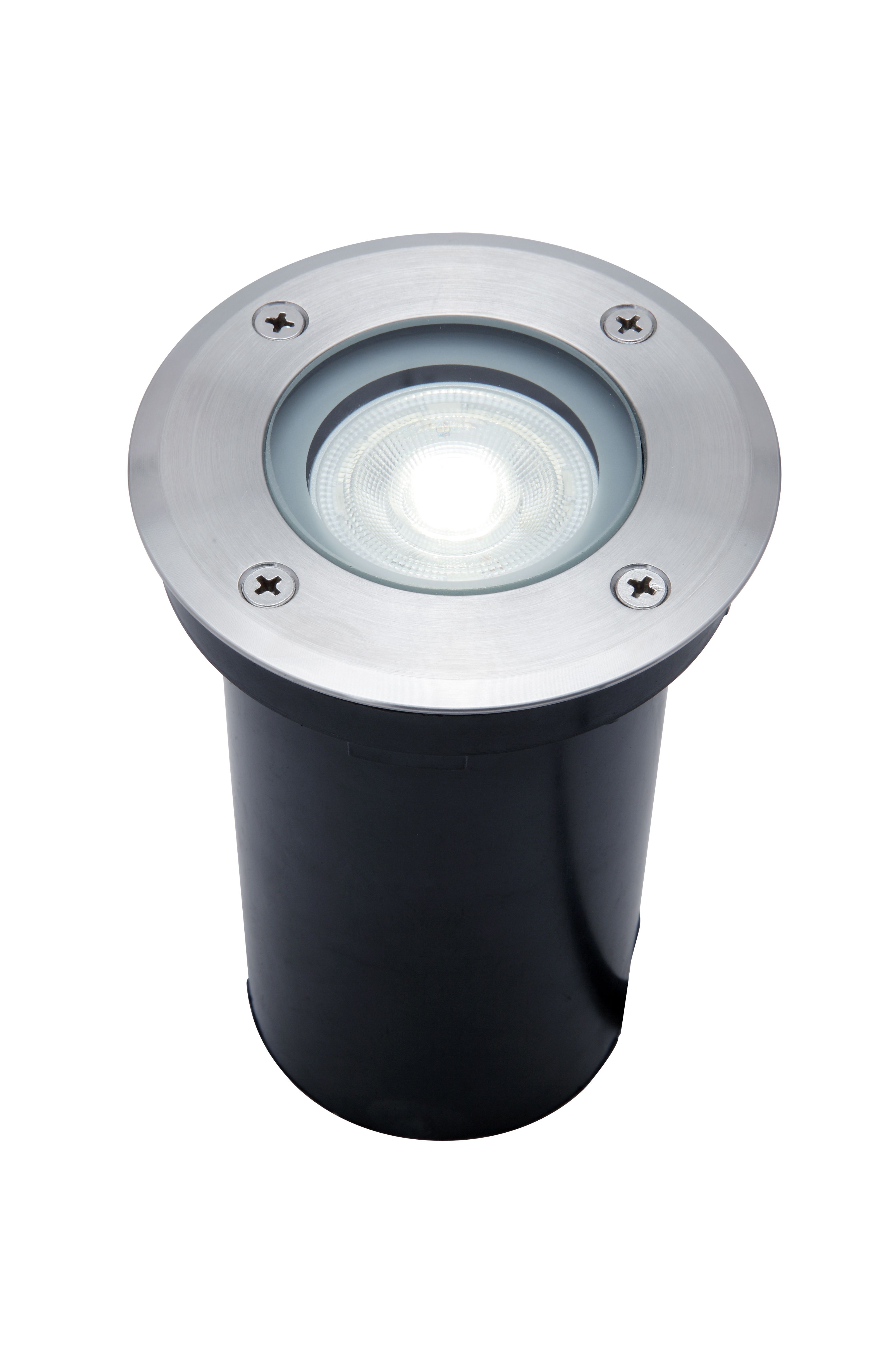 GoodHome Nashua Stainless steel LED Outdoor Recessed Ground light (D ...