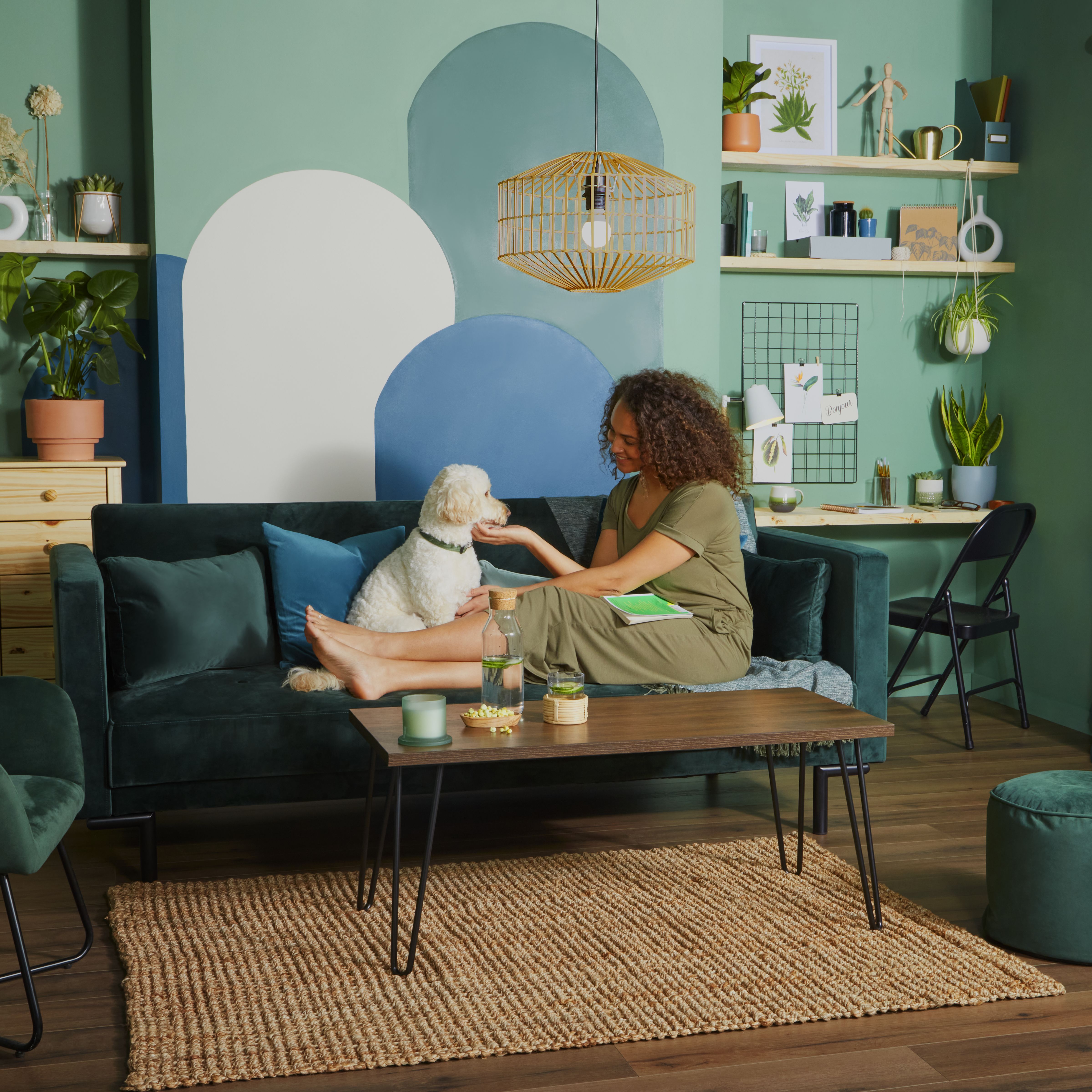 GoodHome Naturéa Clover Velvet matt Wall paint, 2.5L