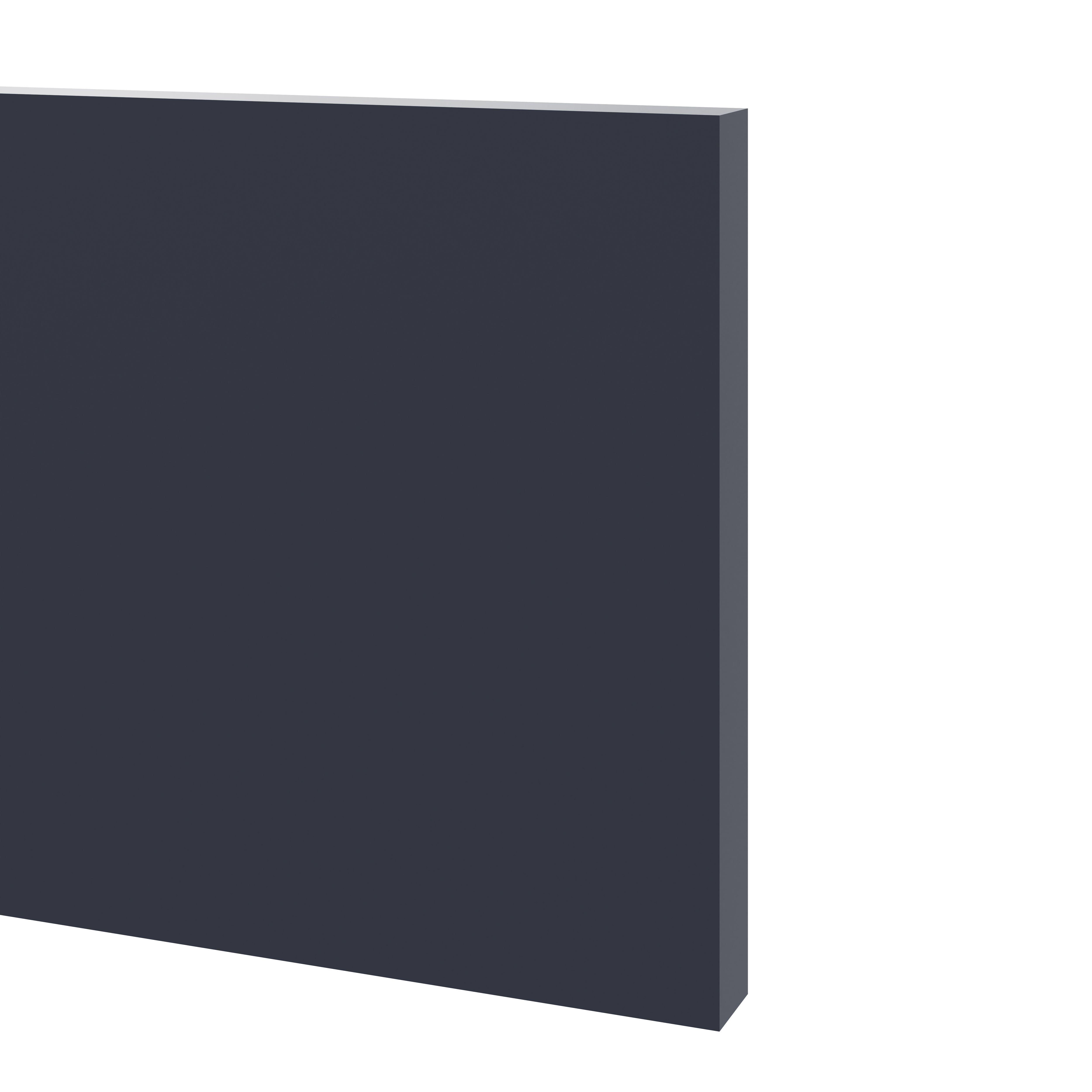 GoodHome Navy blue Square edge Plinth, (L)2400mm | DIY at B&Q