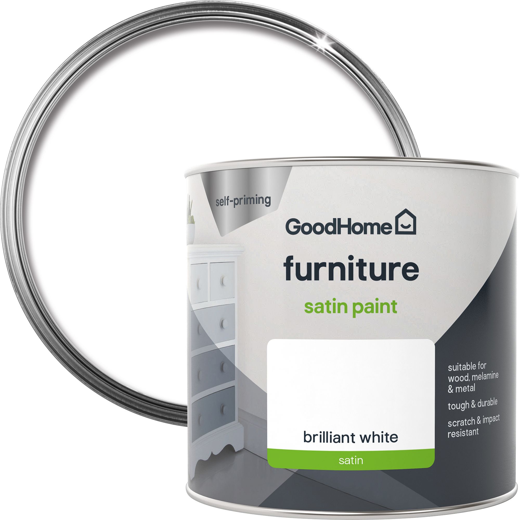 White satin furniture paint store