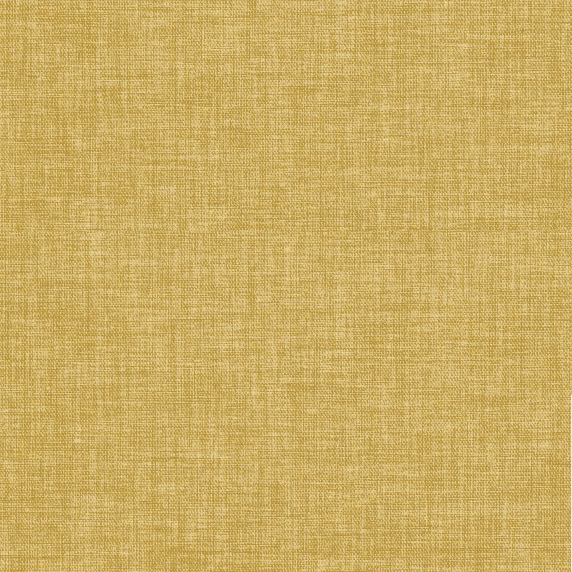 GoodHome Ochre Shung Ochre Woven effect Contemporary Textured Wallpaper