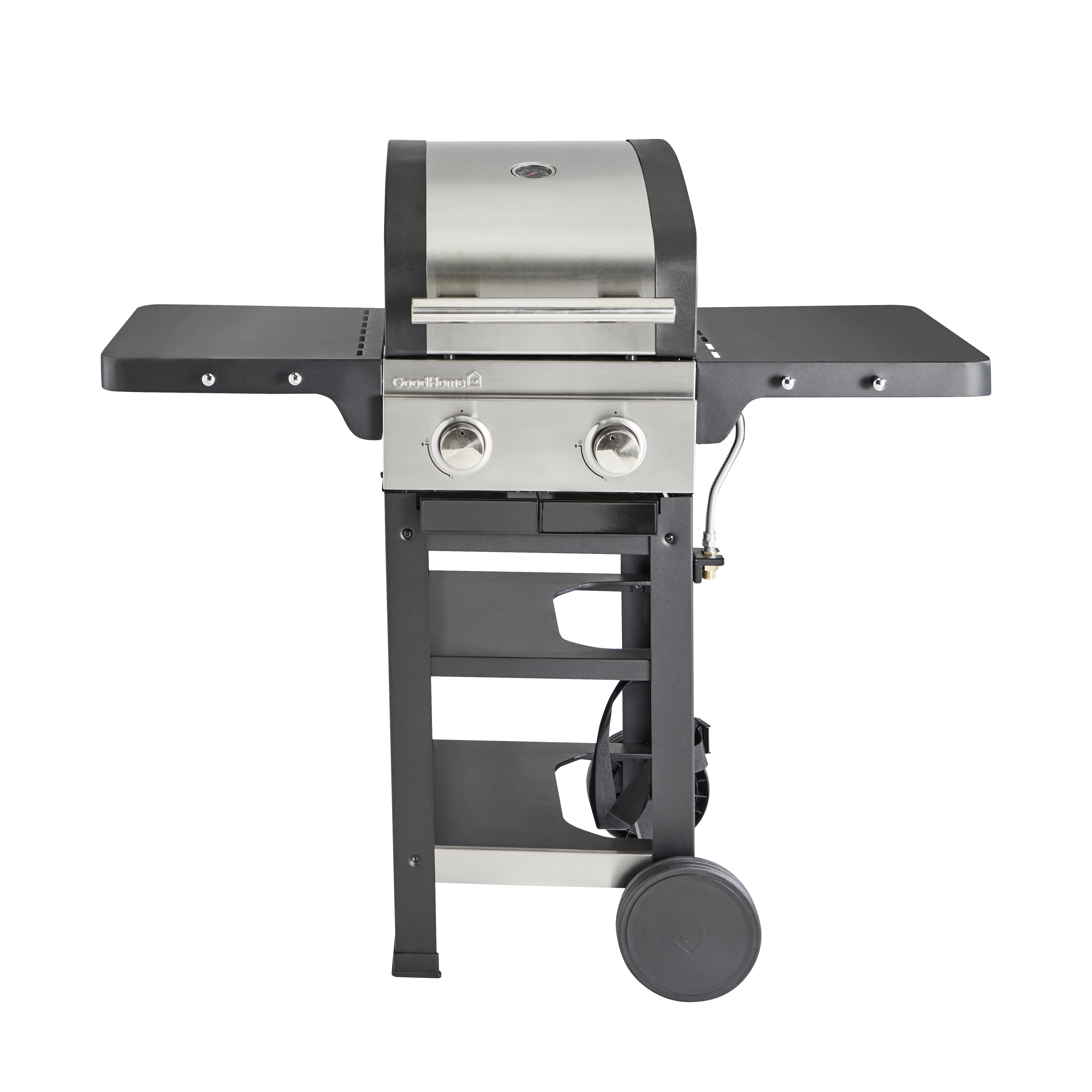 GoodHome Owsley 2.0 Black 2 burner Gas BBQ