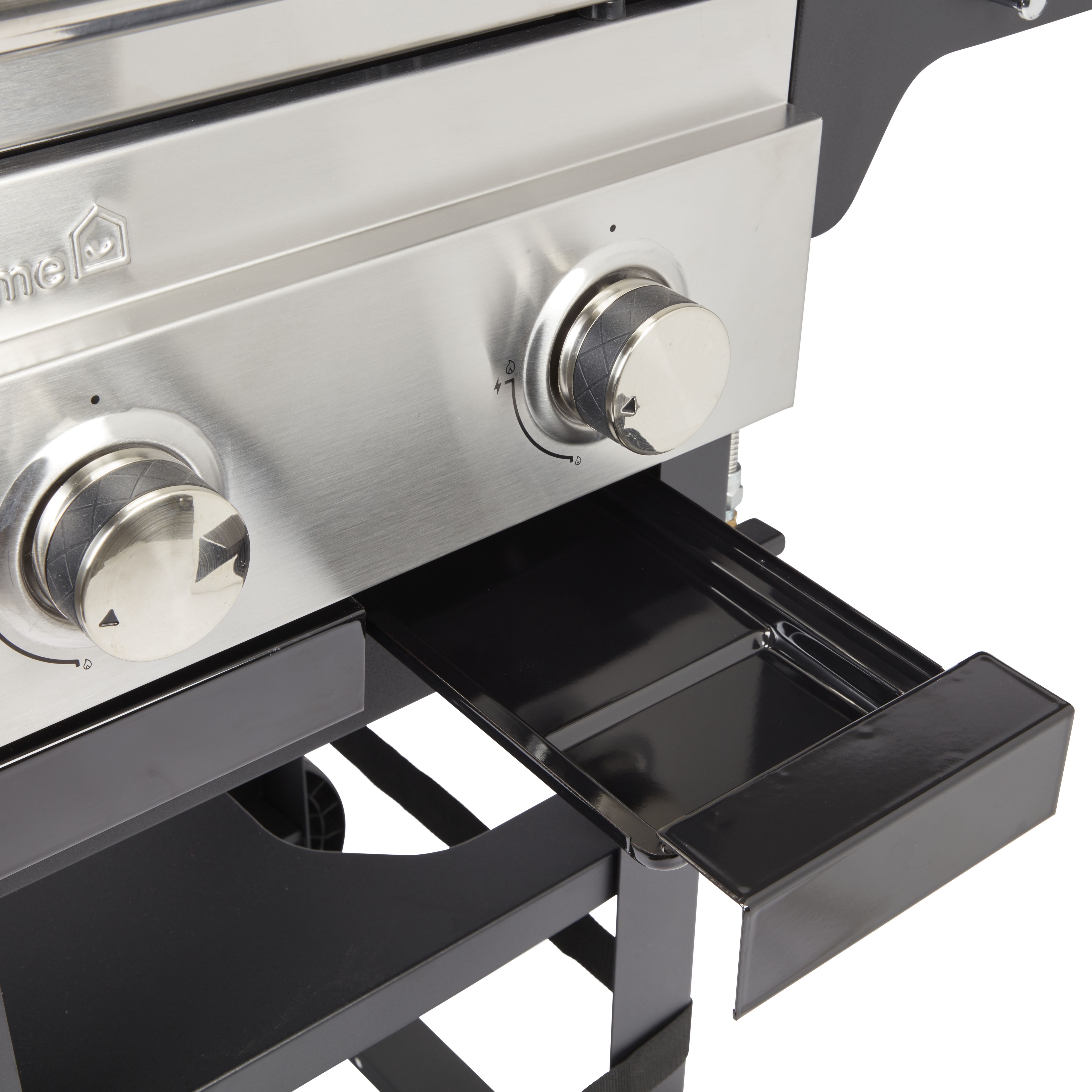 GoodHome Owsley 2.0 Black 2 burner Gas BBQ