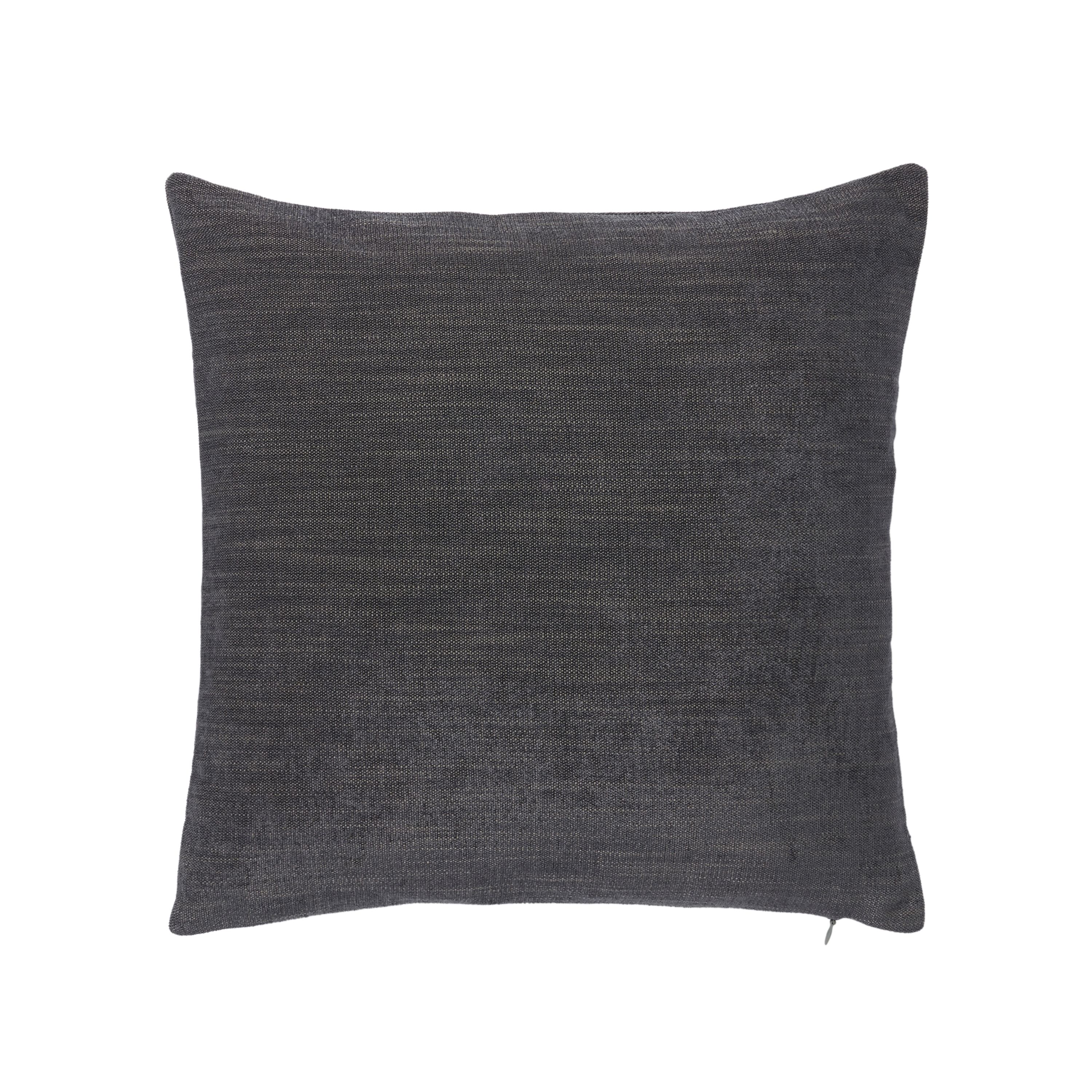 GoodHome Pahea Dark grey Chenille Indoor Cushion (L)45cm x (W)45cm at B&Q